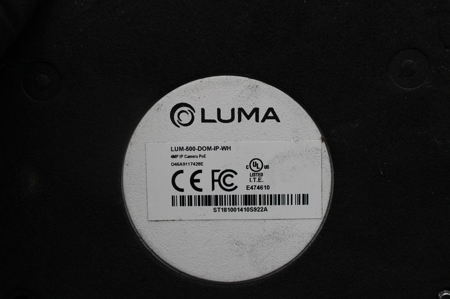Luma Surveillance LUM-500-DOM-IP-WH (4MP/ White) 500 Series IP Outdoor ...