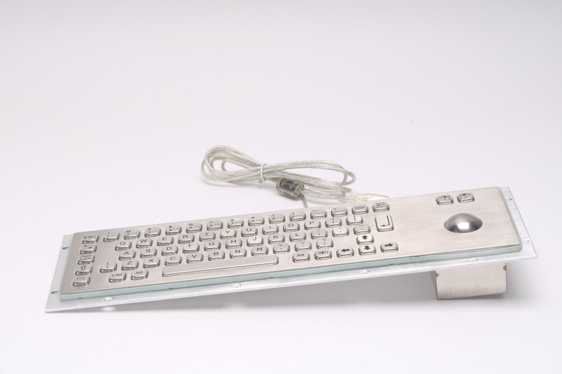 Stealth KYBX-300L-PM-USB Vandal Resistant Panelmount Keyboard - Open B ...