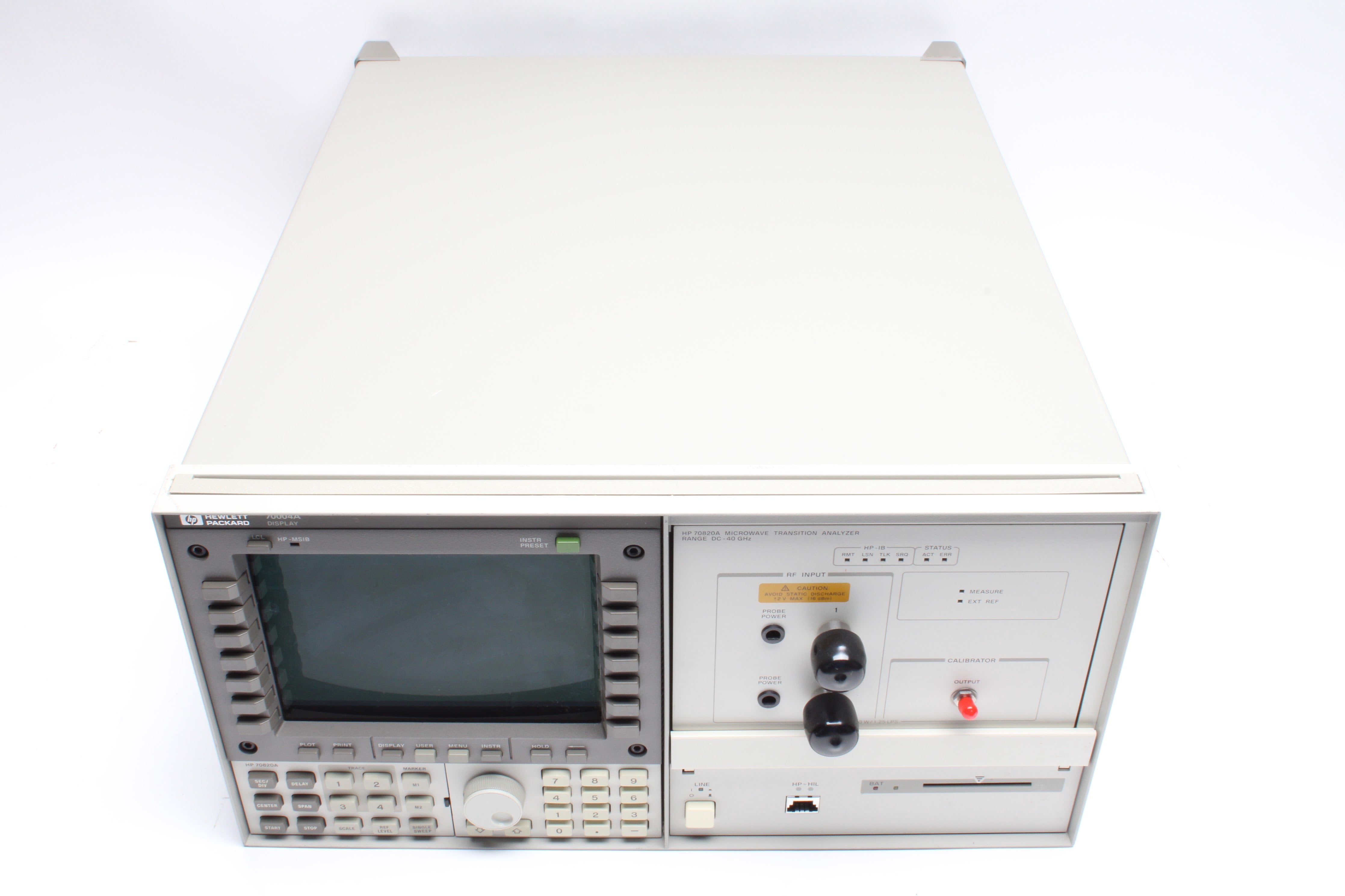 Hewlett Packard HP 70004A Color System Display 70820A 40 GHz Microwave ...