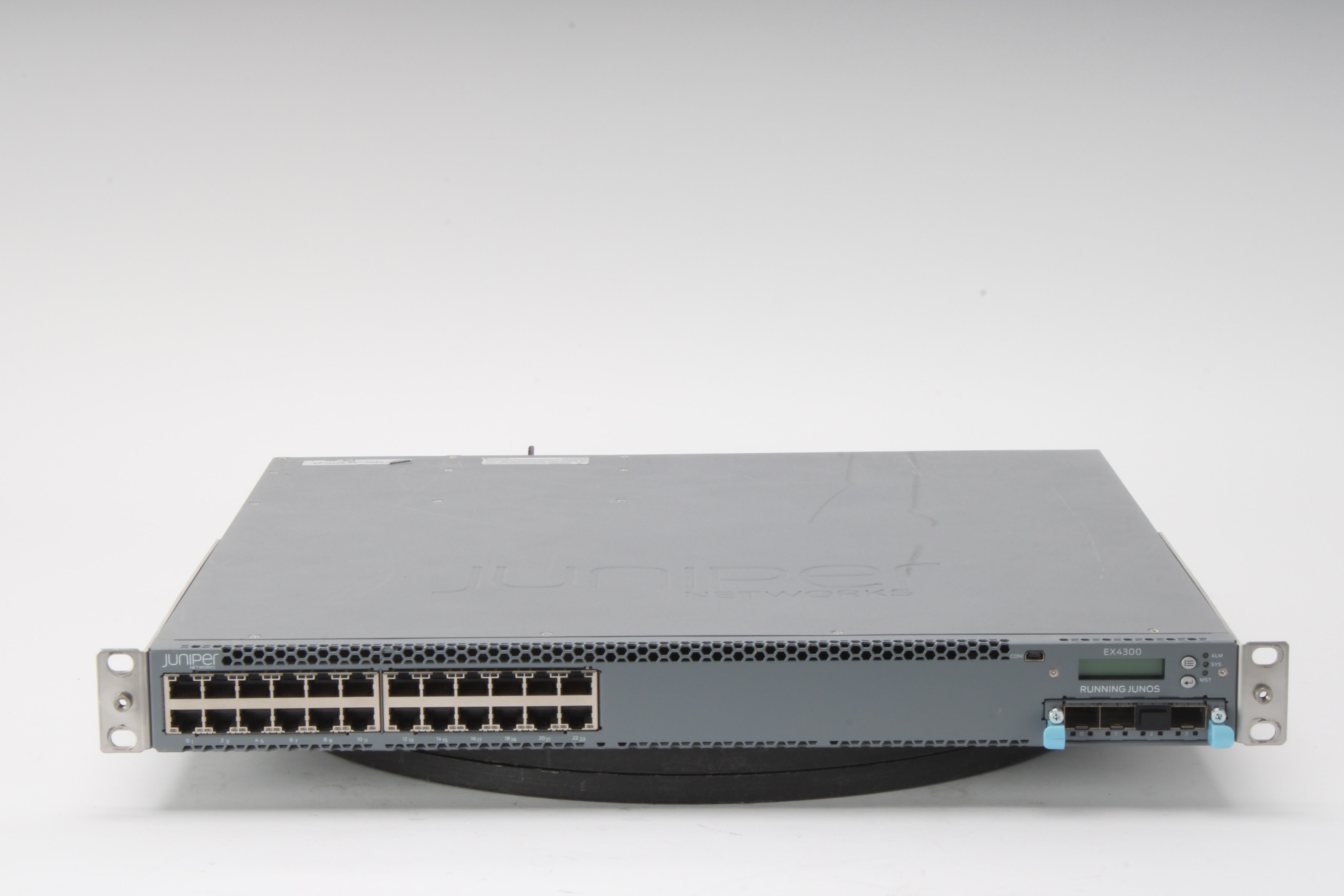 Juniper EX4300-24T Switch W/ 2x Power Supply, Rack Ears, EX-UM-4X4SFP ...