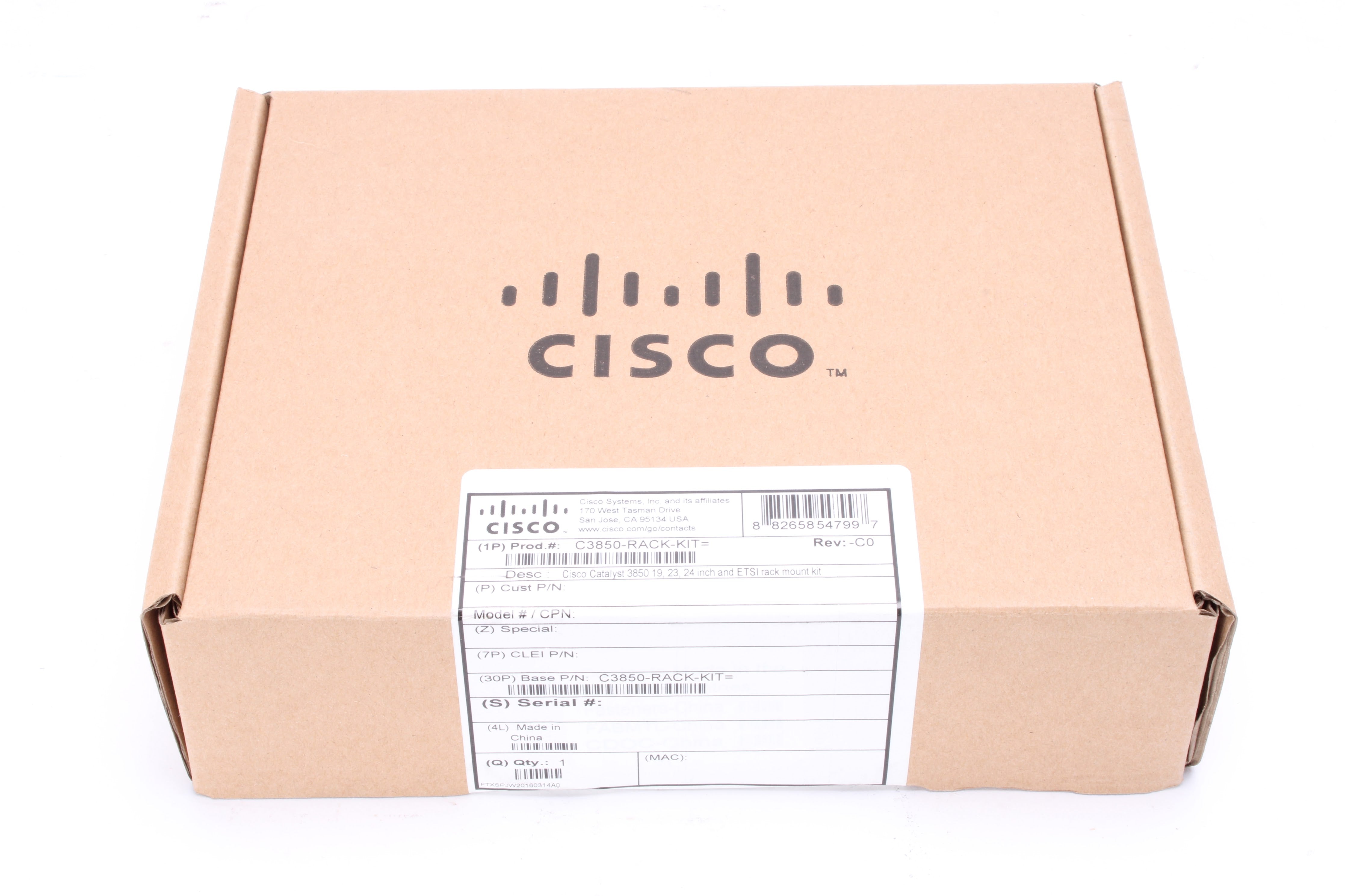 Cisco C3850-4PT-KIT Rack Mounting KIT - NEW Sealed – NTC Tech