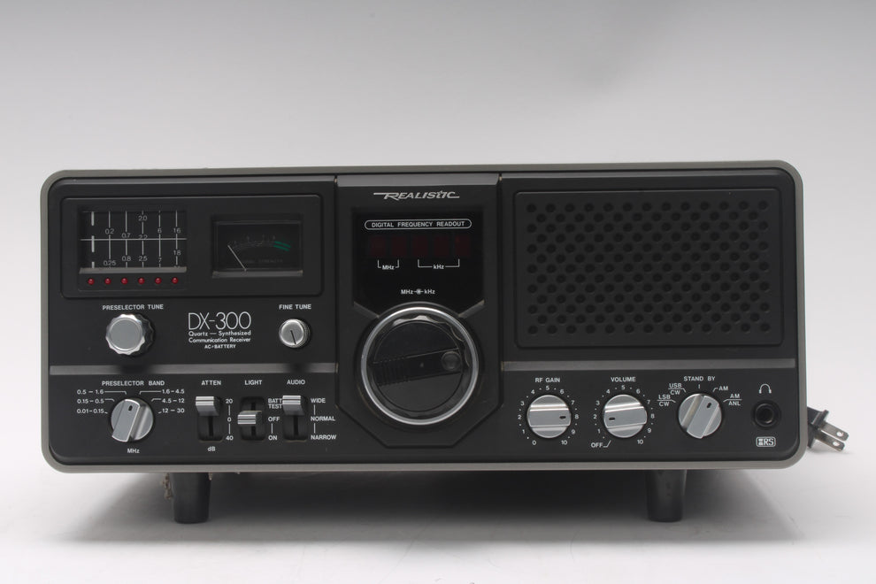 Realistic DX-300 Quartz Synthesized Communication Receiver – NTC Tech