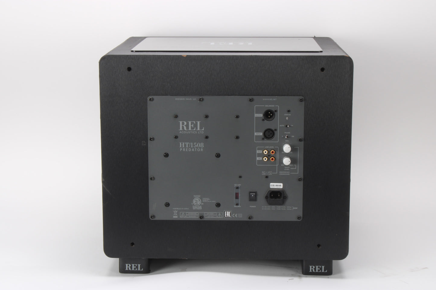 REL HT/1508 Home Theater Predator Subwoofer, 800W With Power Cable - A – NTC Tech