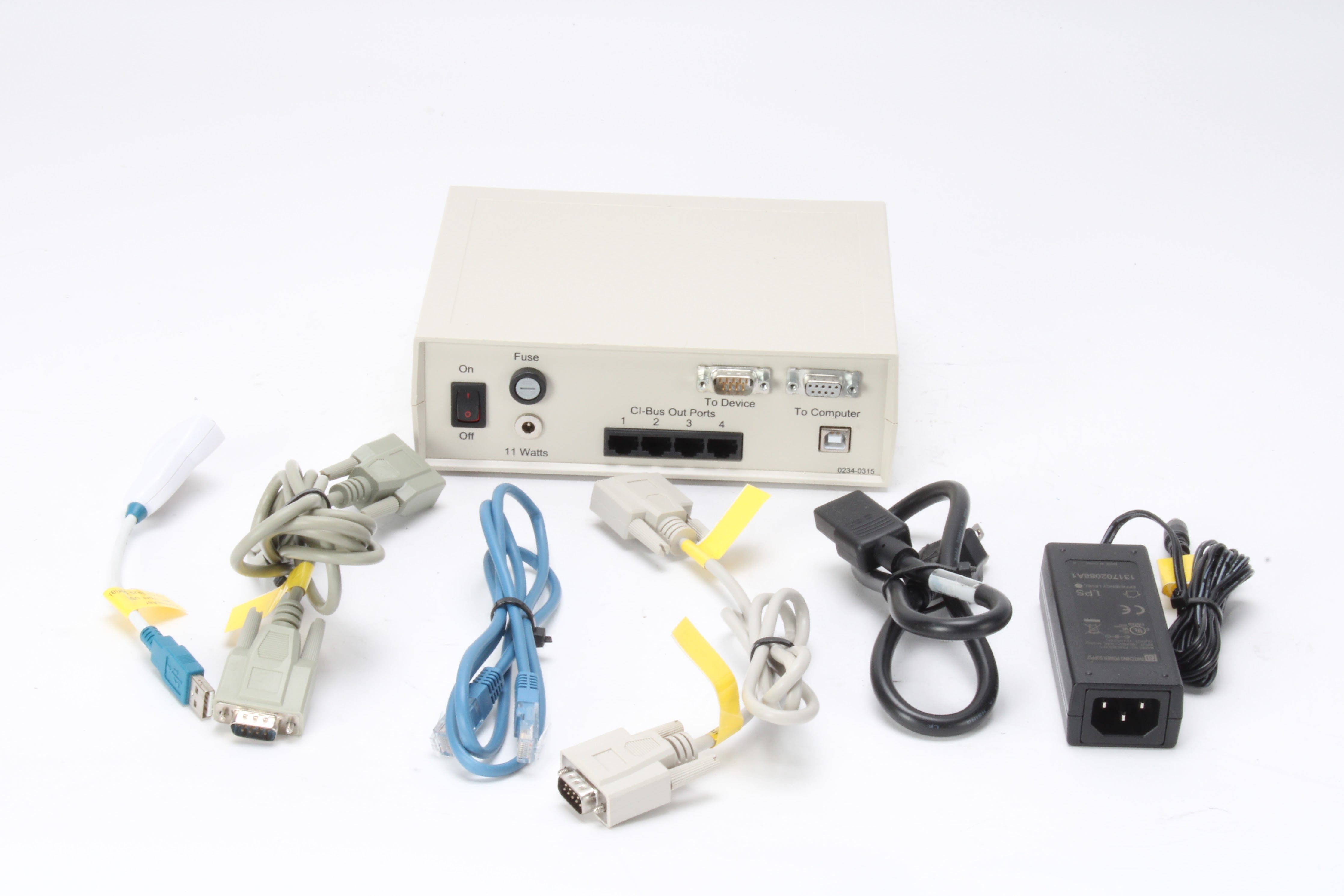 Columbus Instruments Oxymax CI-Bus Interface W/ Power Supply and Assor ...