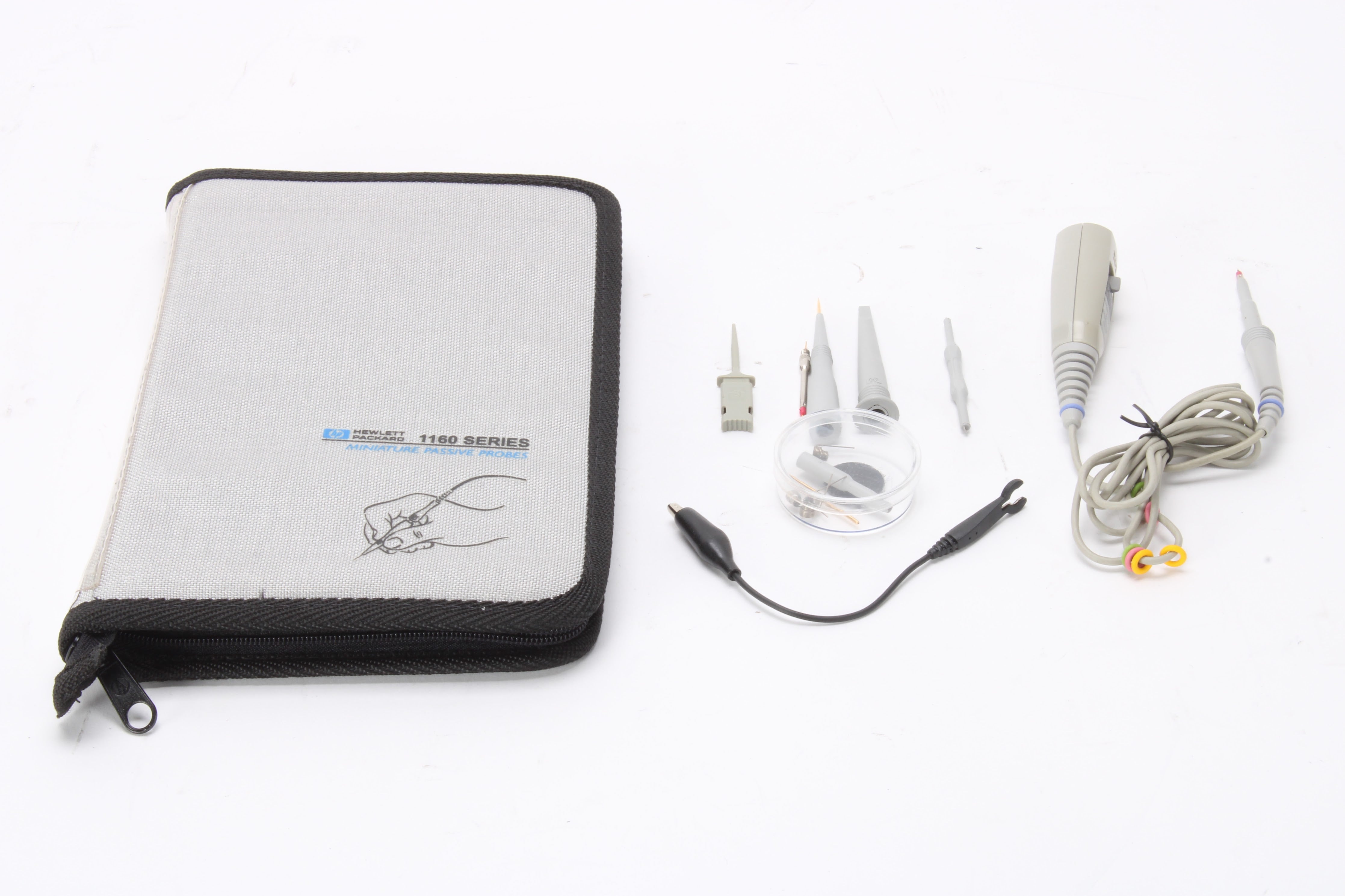 Agilent HP 1160A 10:1 Miniature Passive Probe With Carrying Case and A ...