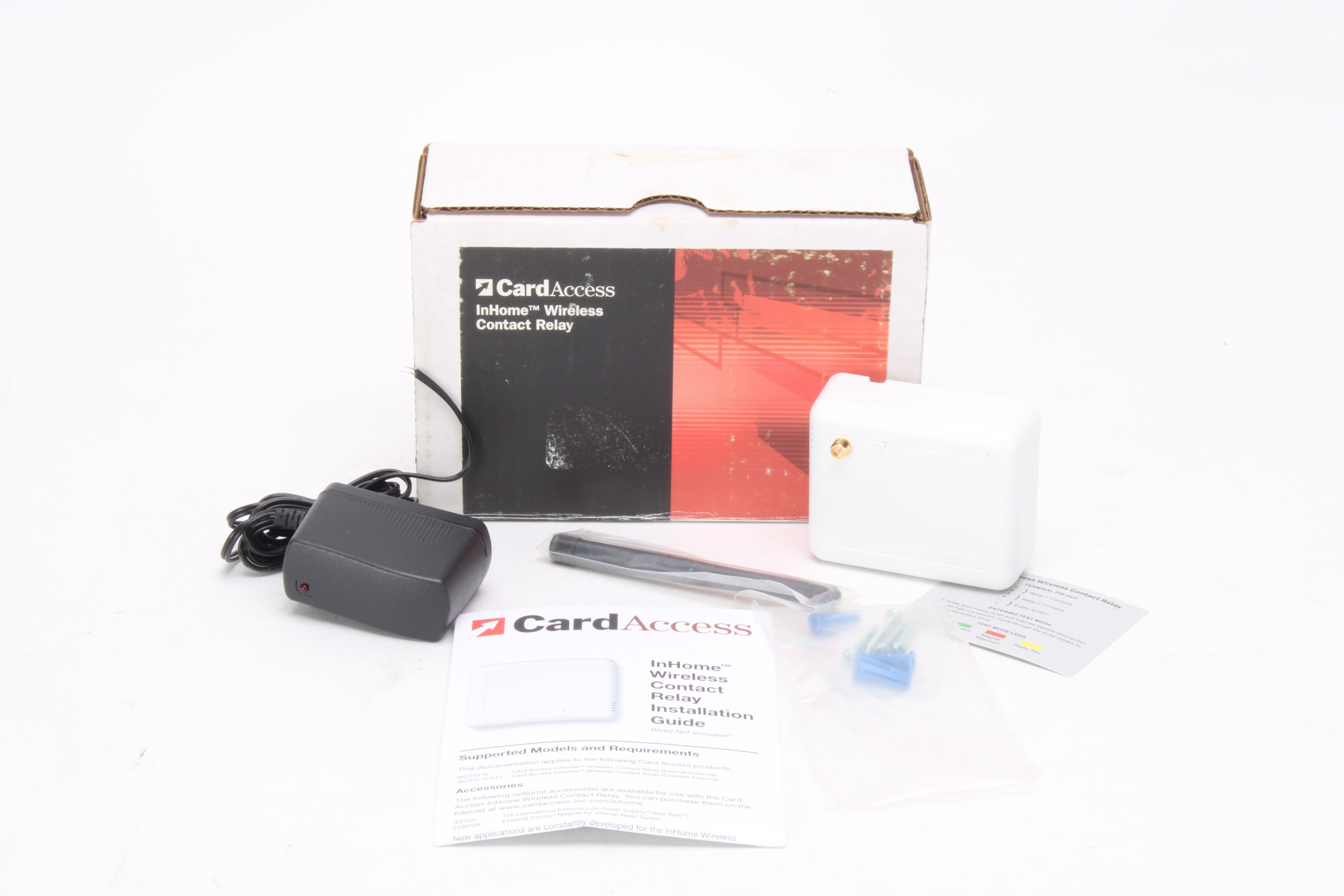 Card Access WCS10-R Wireless Relay / ZigBee Extender W/ Power Supply a ...