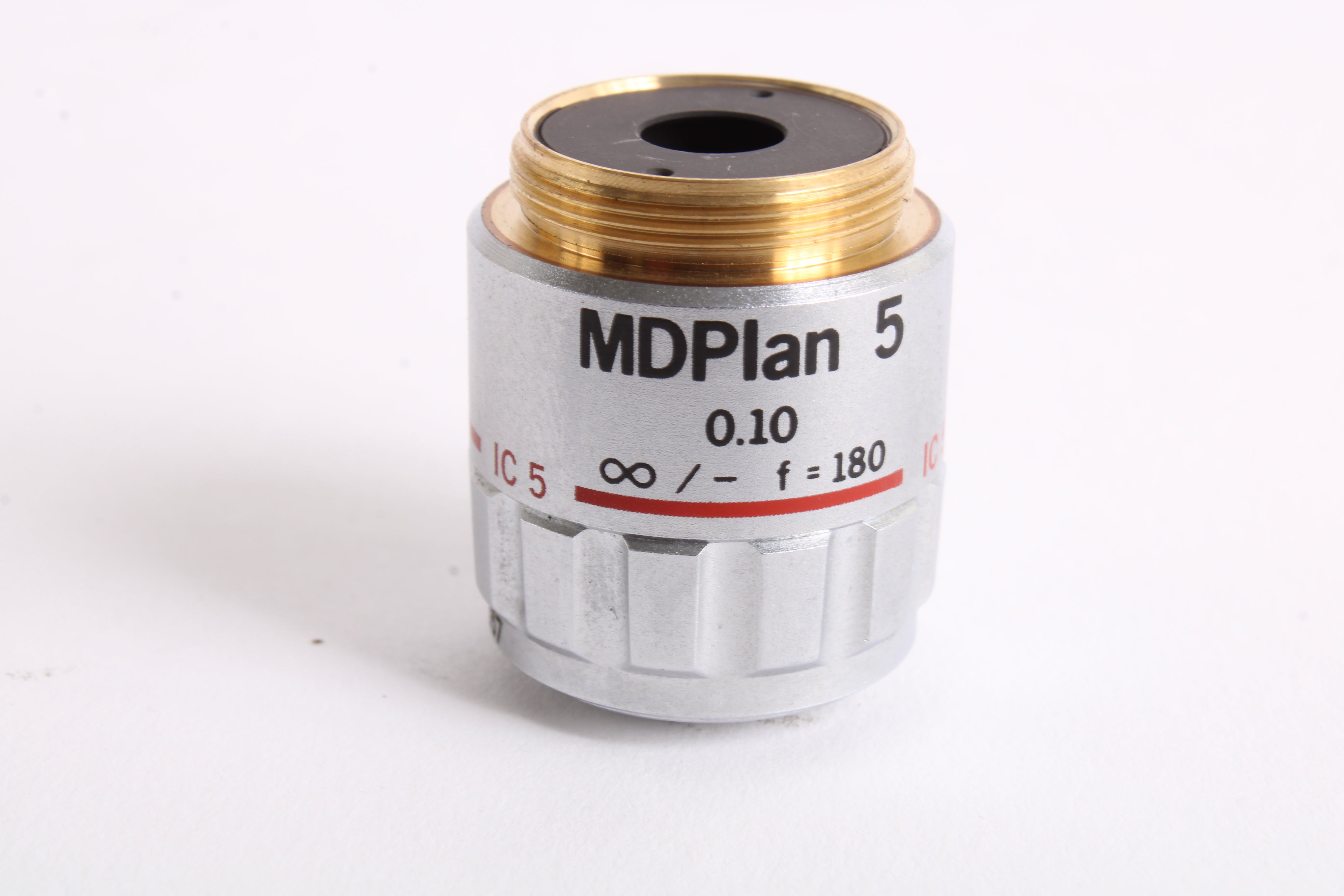 Olympus MDPlan 5 5X 0.10 f=180 Microscope Objective Lens – NTC Tech