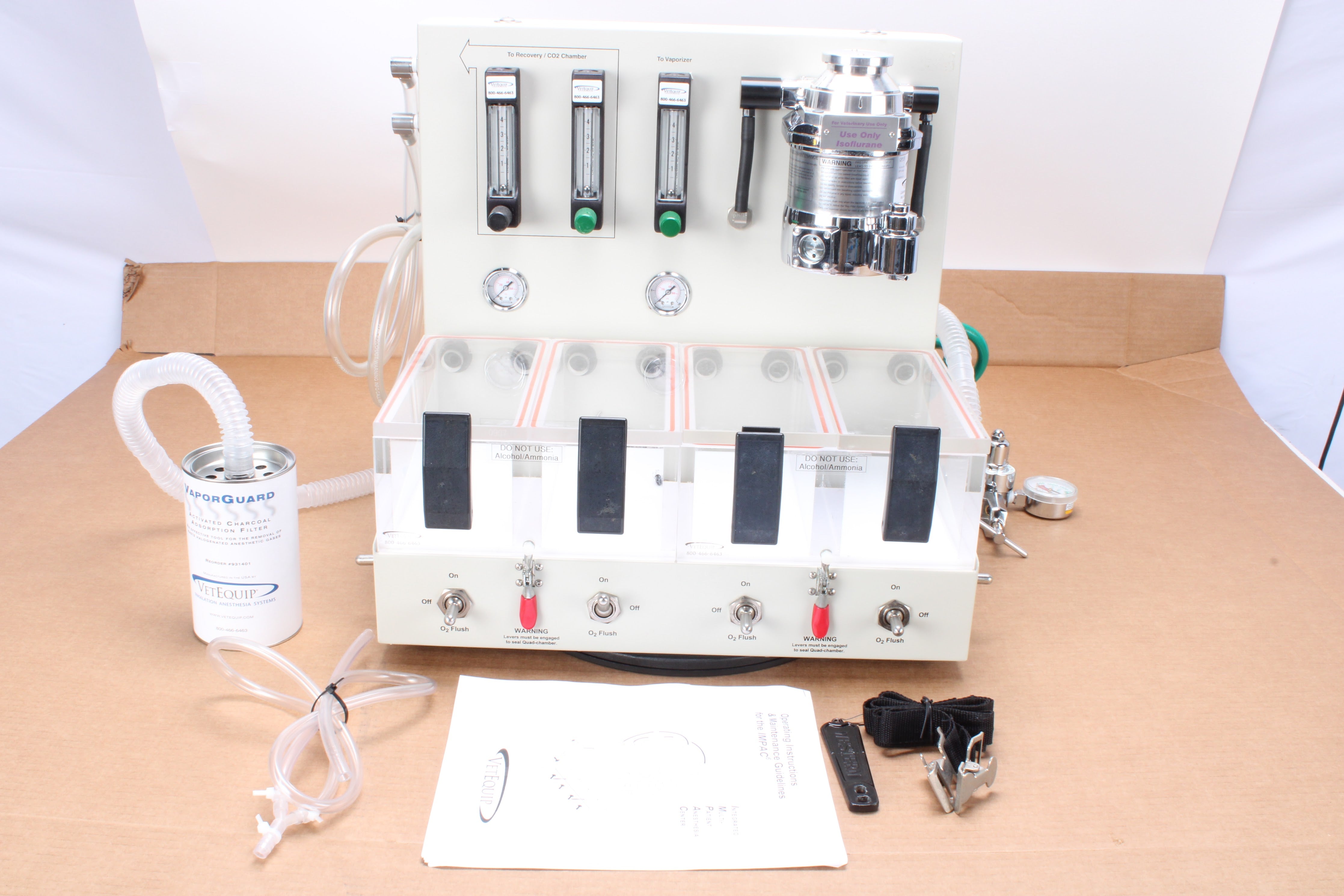 VetEquip Impac6 Integrated Multi-Patient Anesthesia Center With Access ...