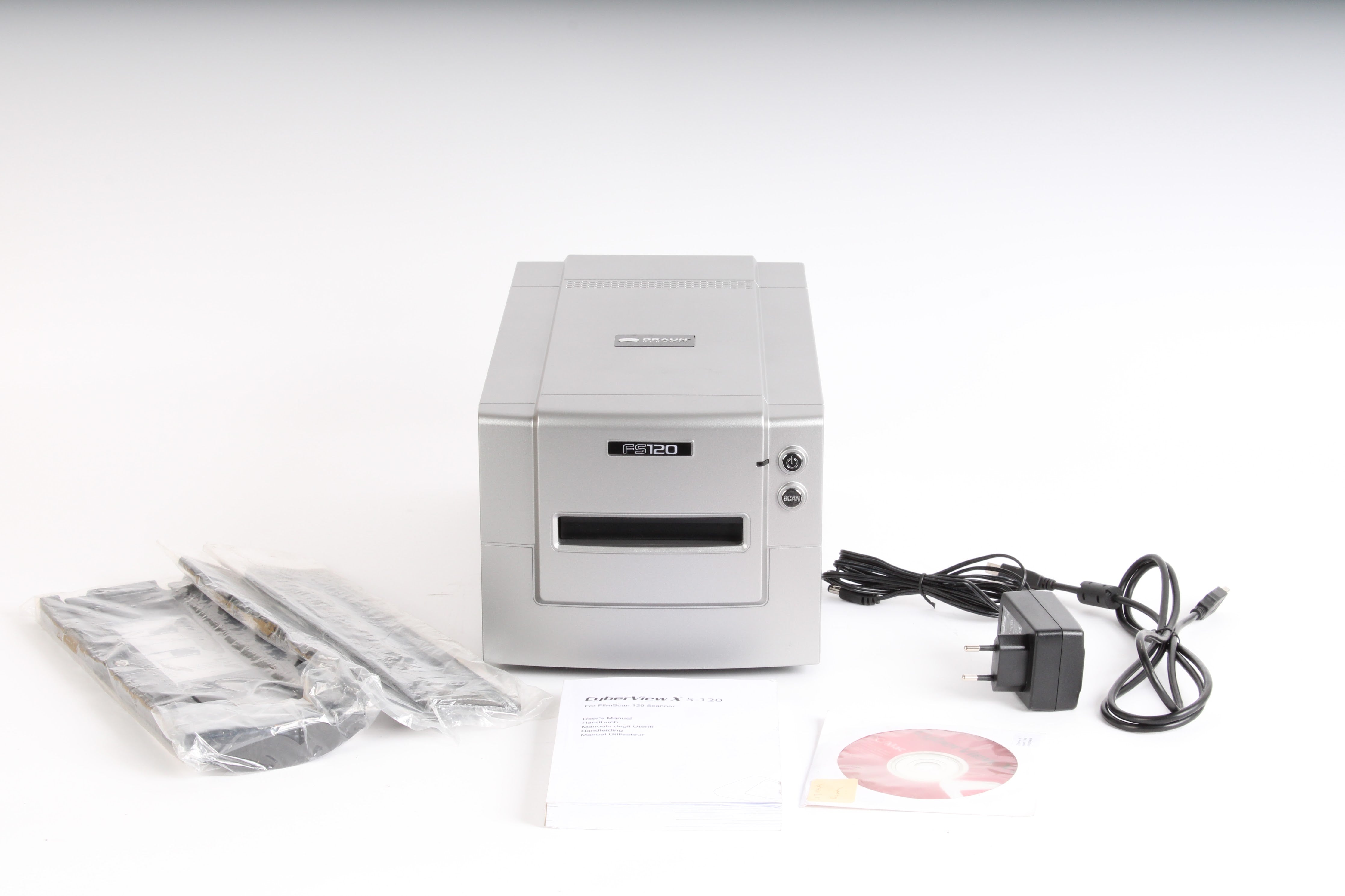 Braun FS120 Medium Format Film Scanner With Power Supply and Accessori ...