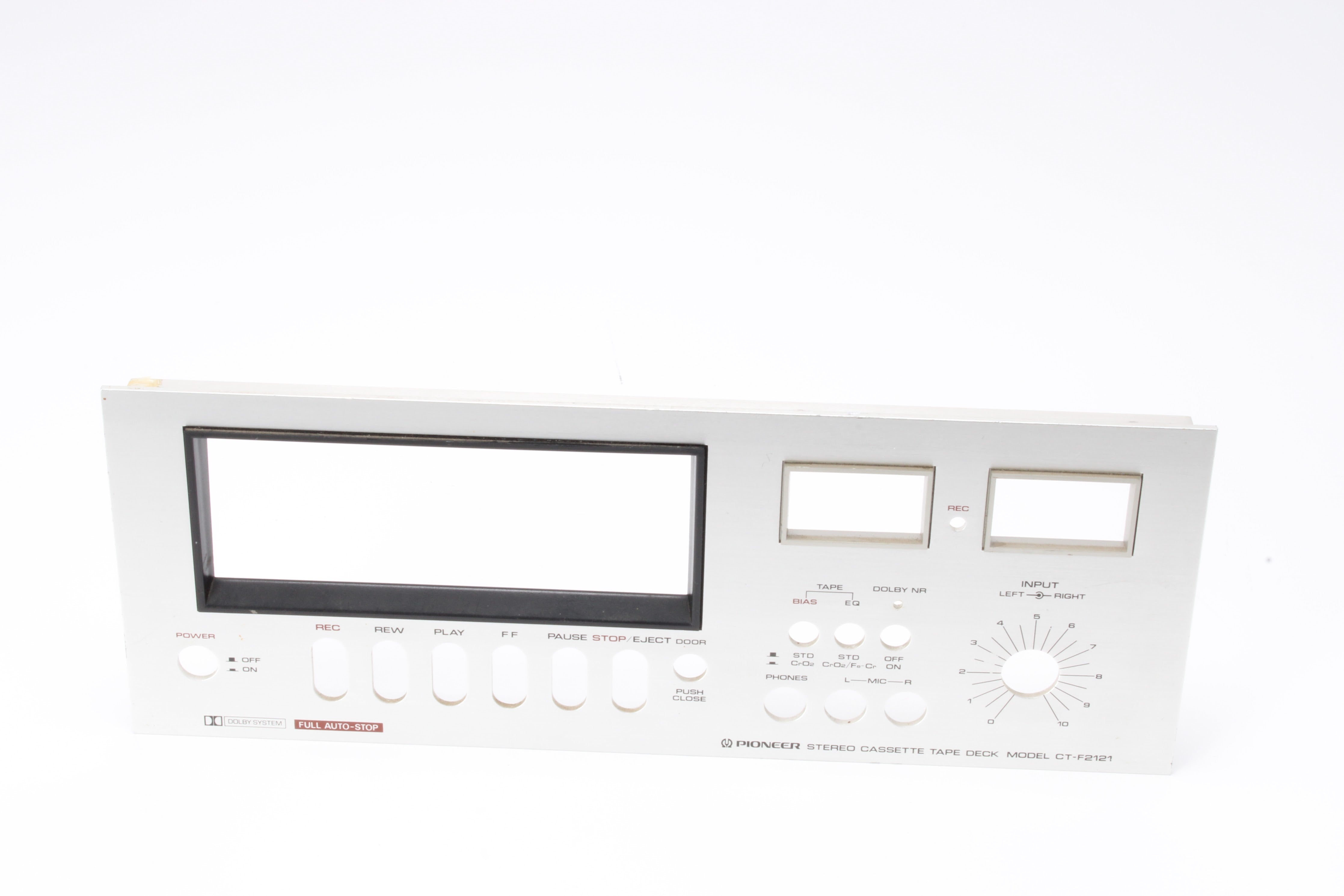 Pioneer CT-F2121 Face Plate – NTC Tech