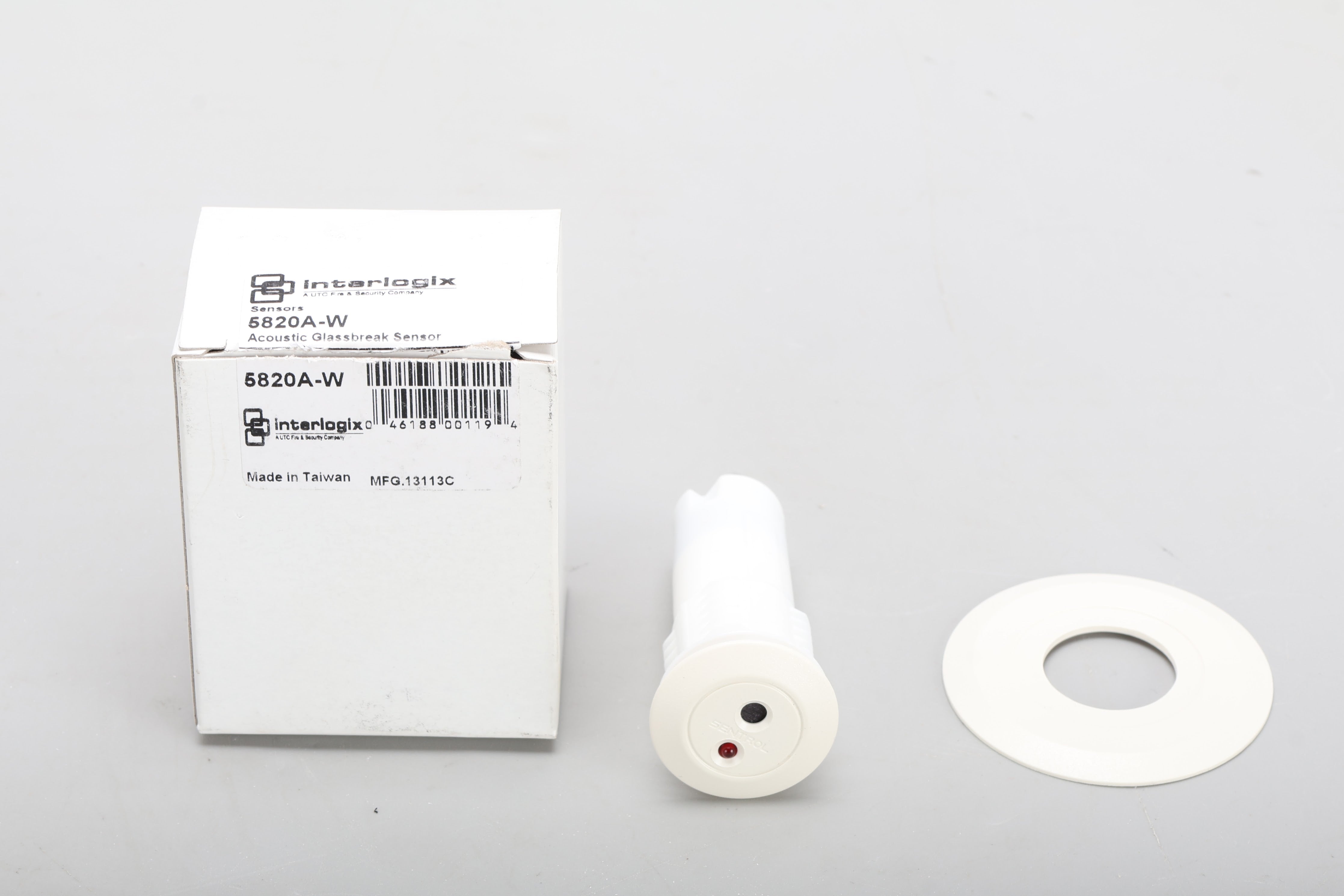 Interlogix 5820A-W Acoustic Glassbreak Sensor With Box – NTC Tech