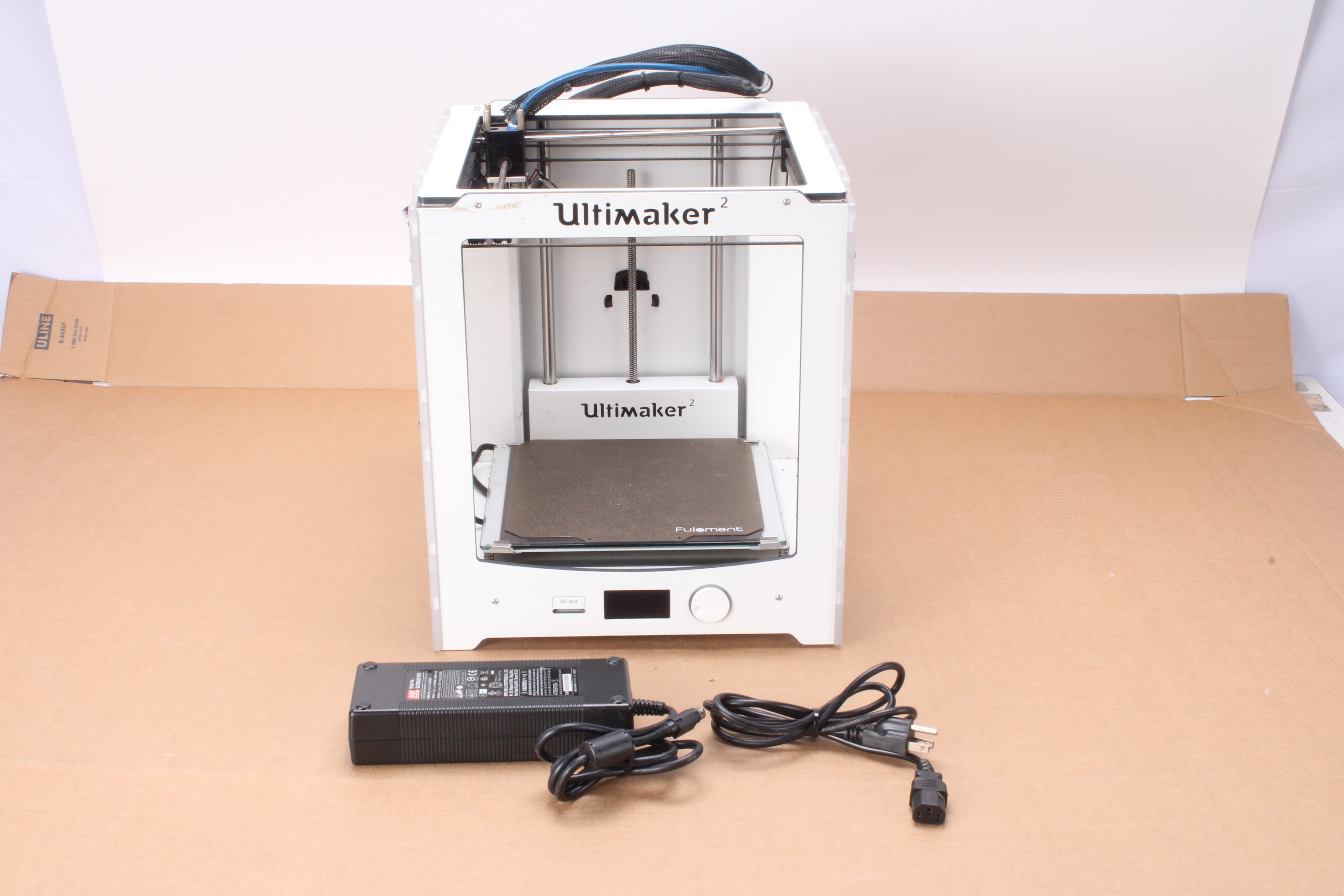 Ultimaker 2 Desktop 3D Printer With Blue Filament - AS IS For Parts ...