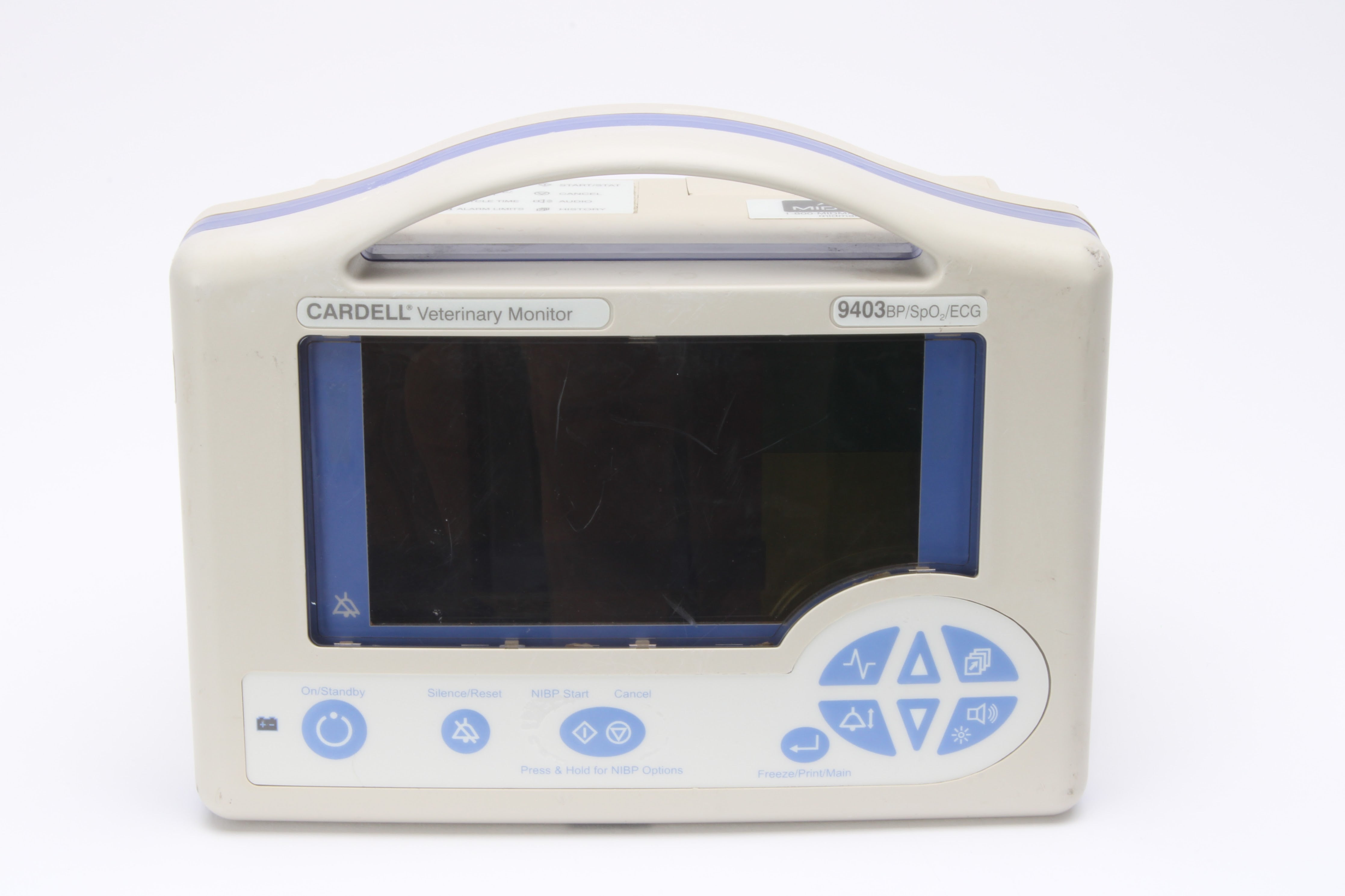 Midmark Cardell 9403 Veterinary Monitor 9403 with BP/SpO2/ECG - AS IS ...
