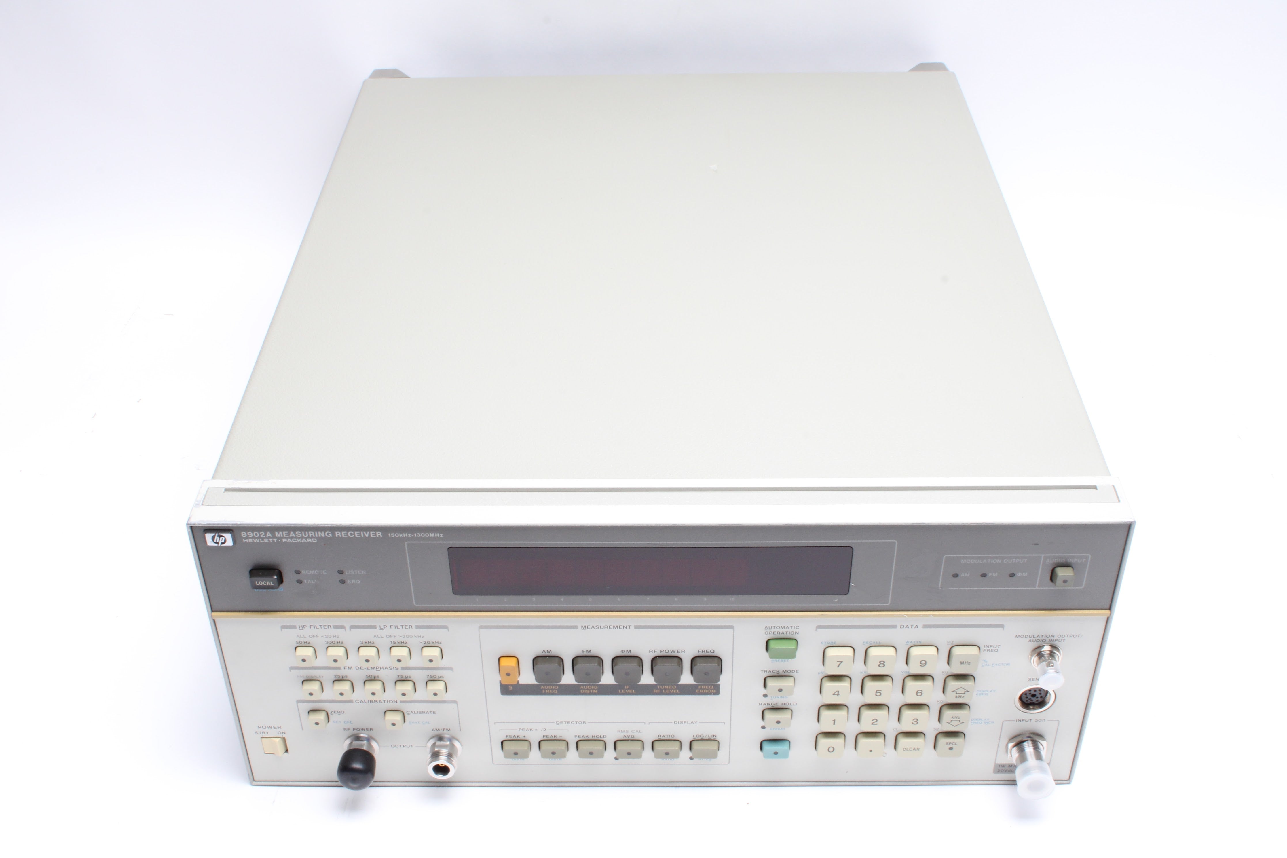 Hewlett Packard HP 8902A Measuring Receiver 150kHz - 1300MHz With Opti ...