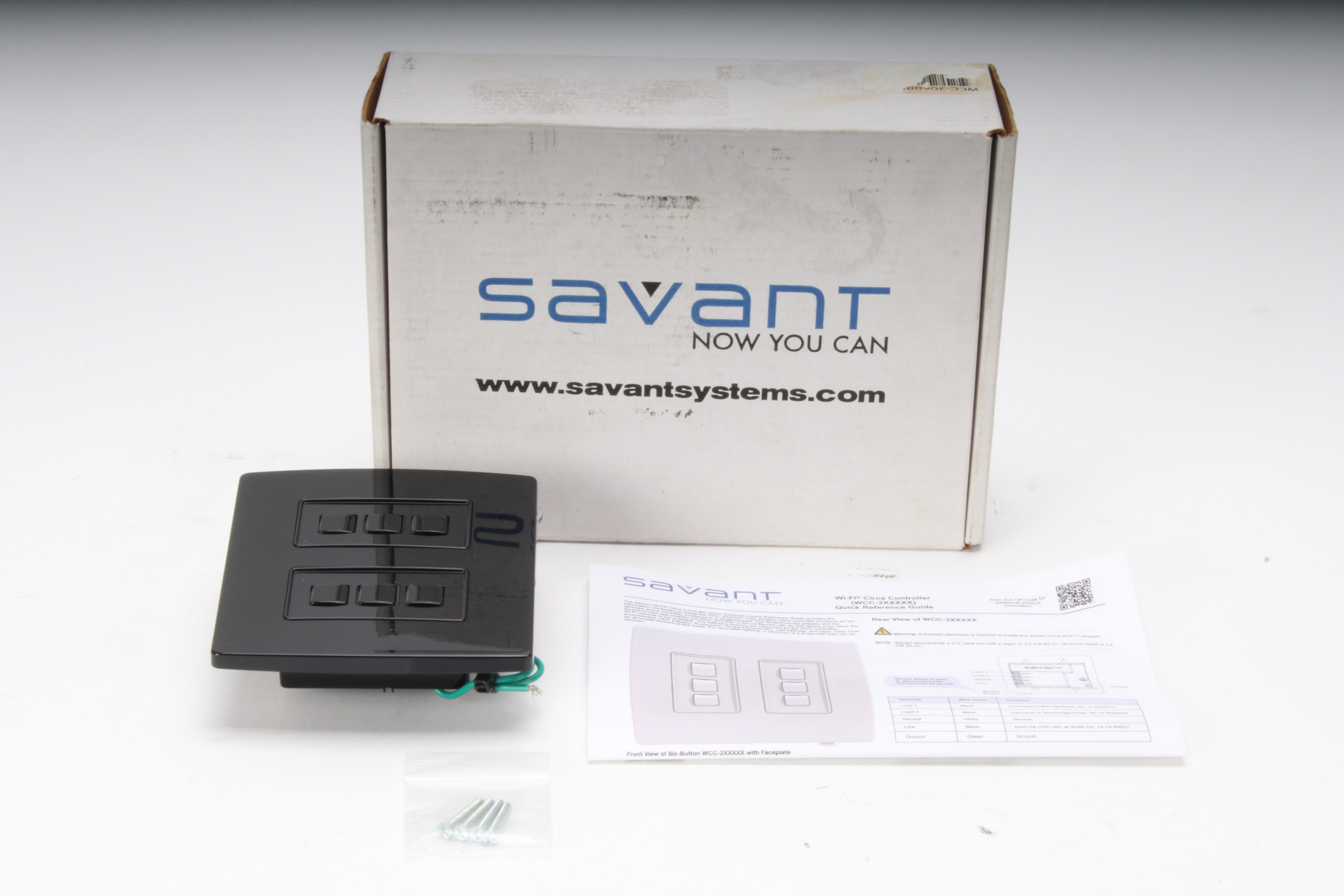Savant WCC-206BB1-00 Wireless Circa Controller With Hardware and Box ...