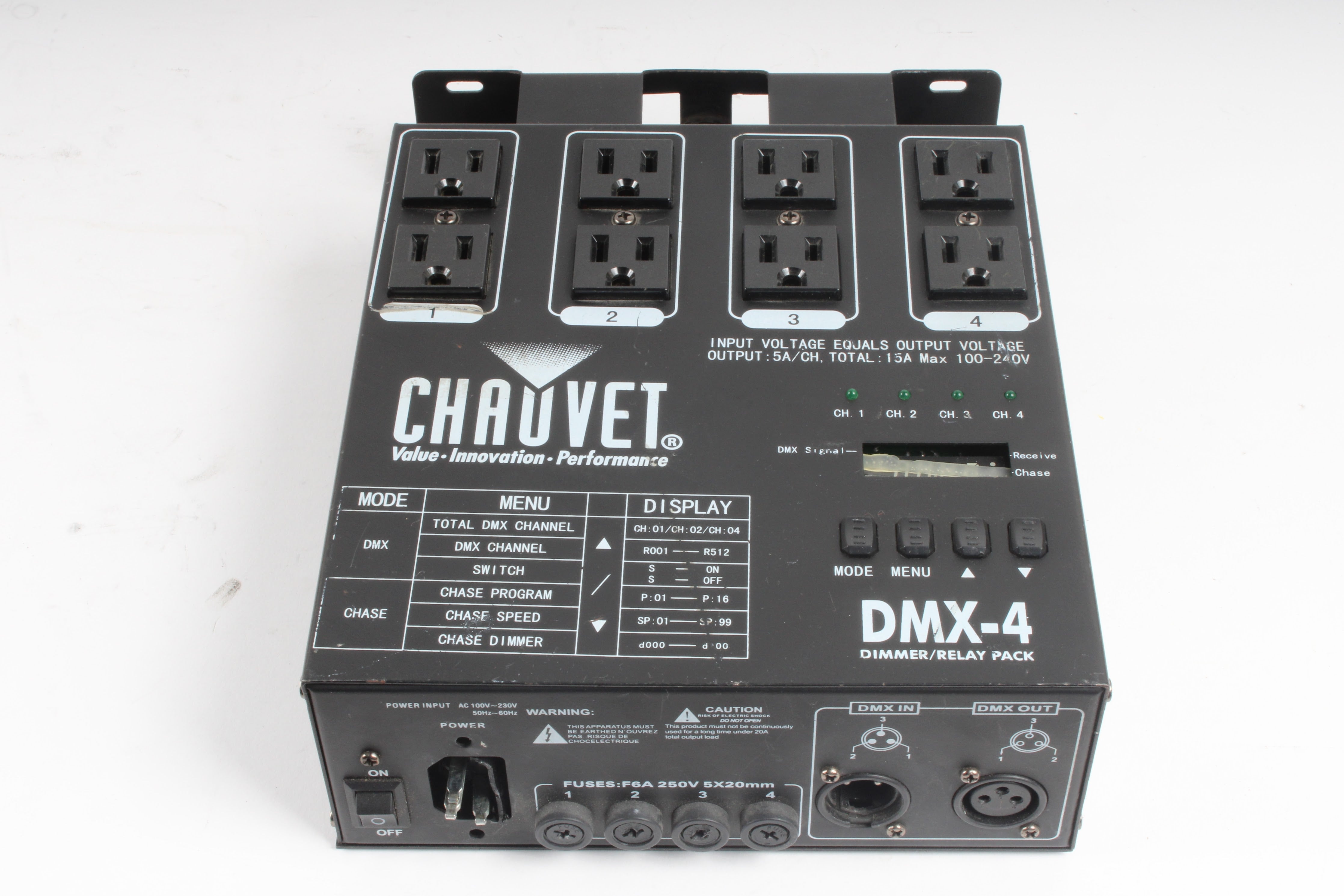 Chauvet DJ DMX-4 Dimmer/Relay Pack - AS IS – NTC Tech
