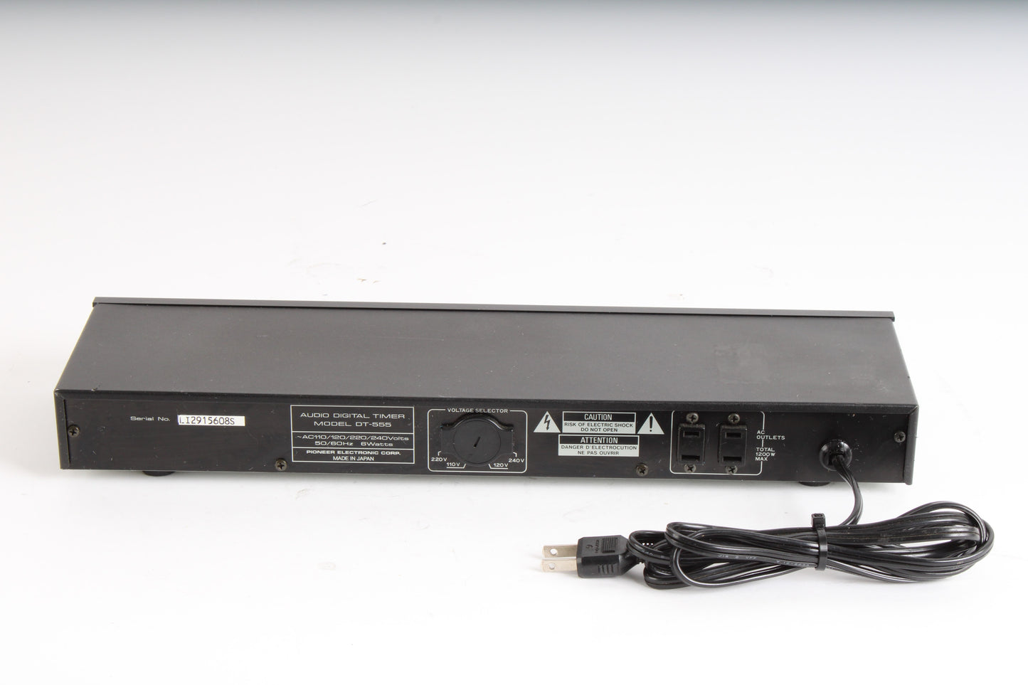 Pioneer DT-555 Audio Digital Timer – NTC Tech