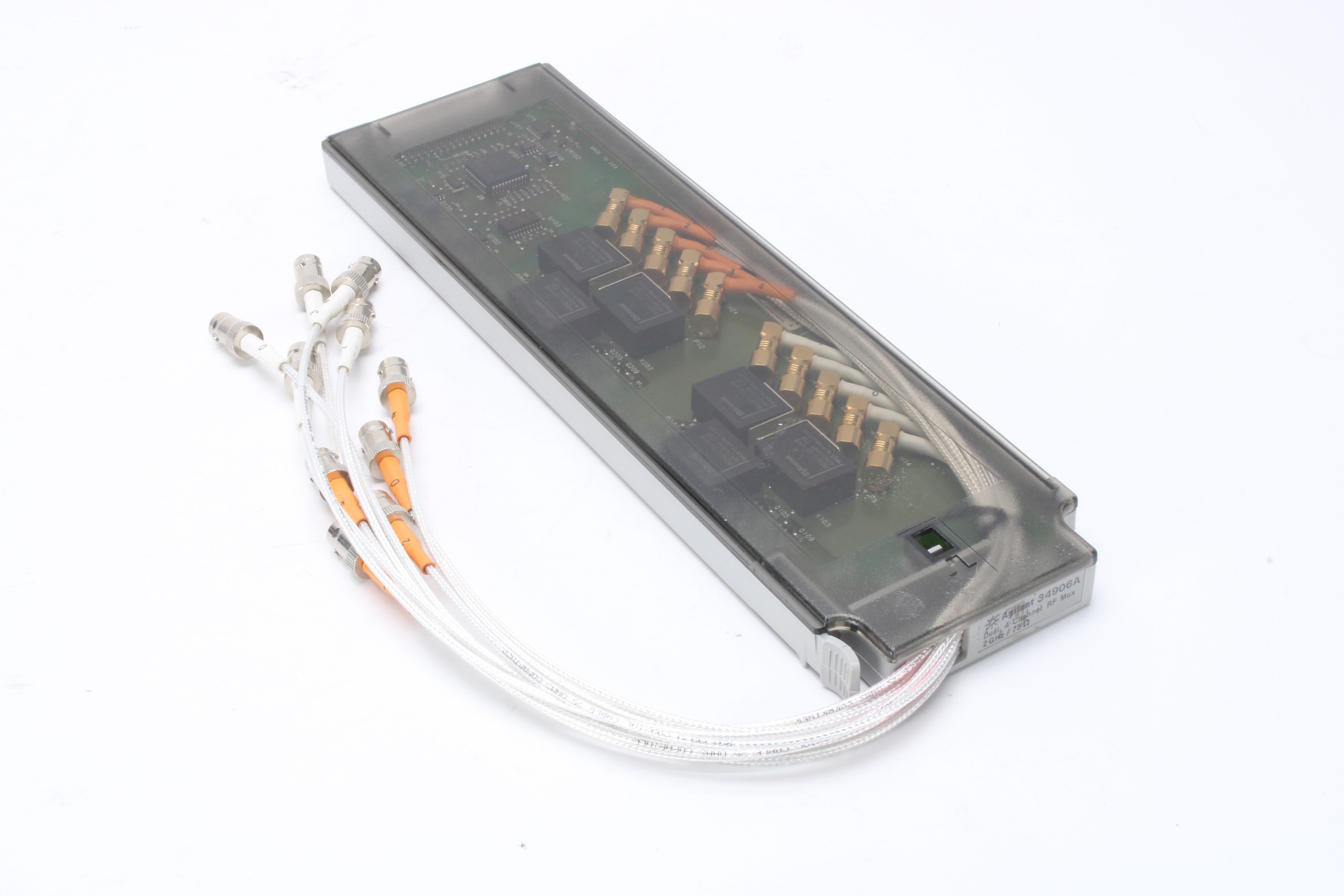 Agilent 34906A Dual 4 Channel RF Mux 2 GHz With 10 BNC Cables – NTC Tech