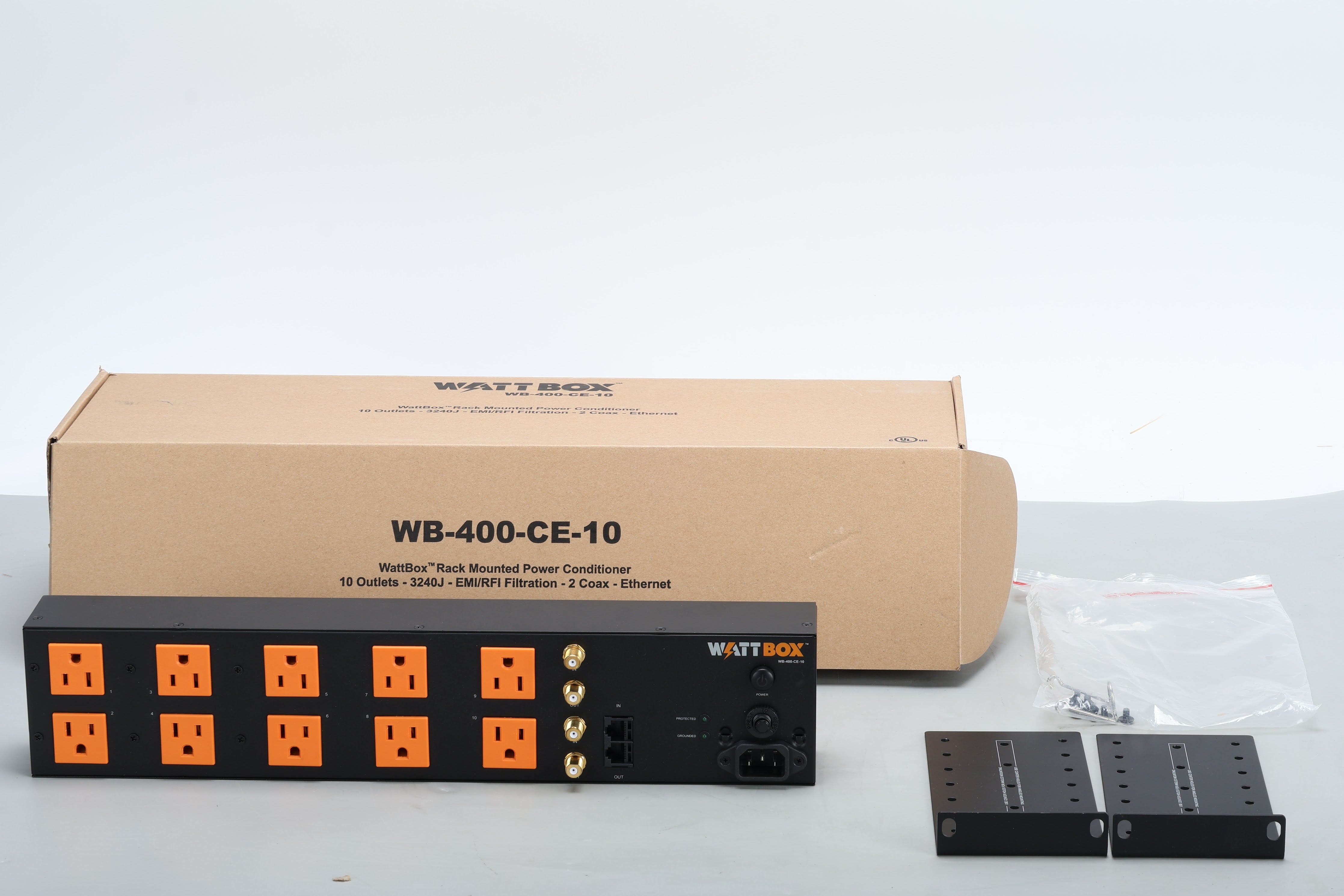 WattBox WB-400-CE-10 Power Conditioner 842822019828 With Rack Ears and ...