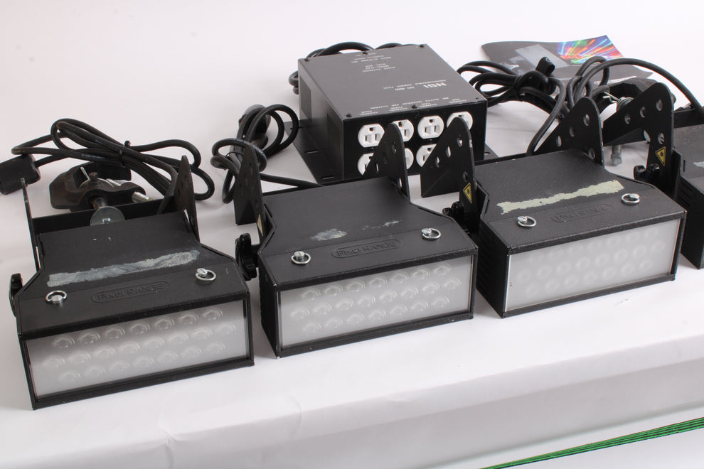 NSI Programmable ND 4600 Dimmer Pack 5x Pixelline Micro Wash Lights ...