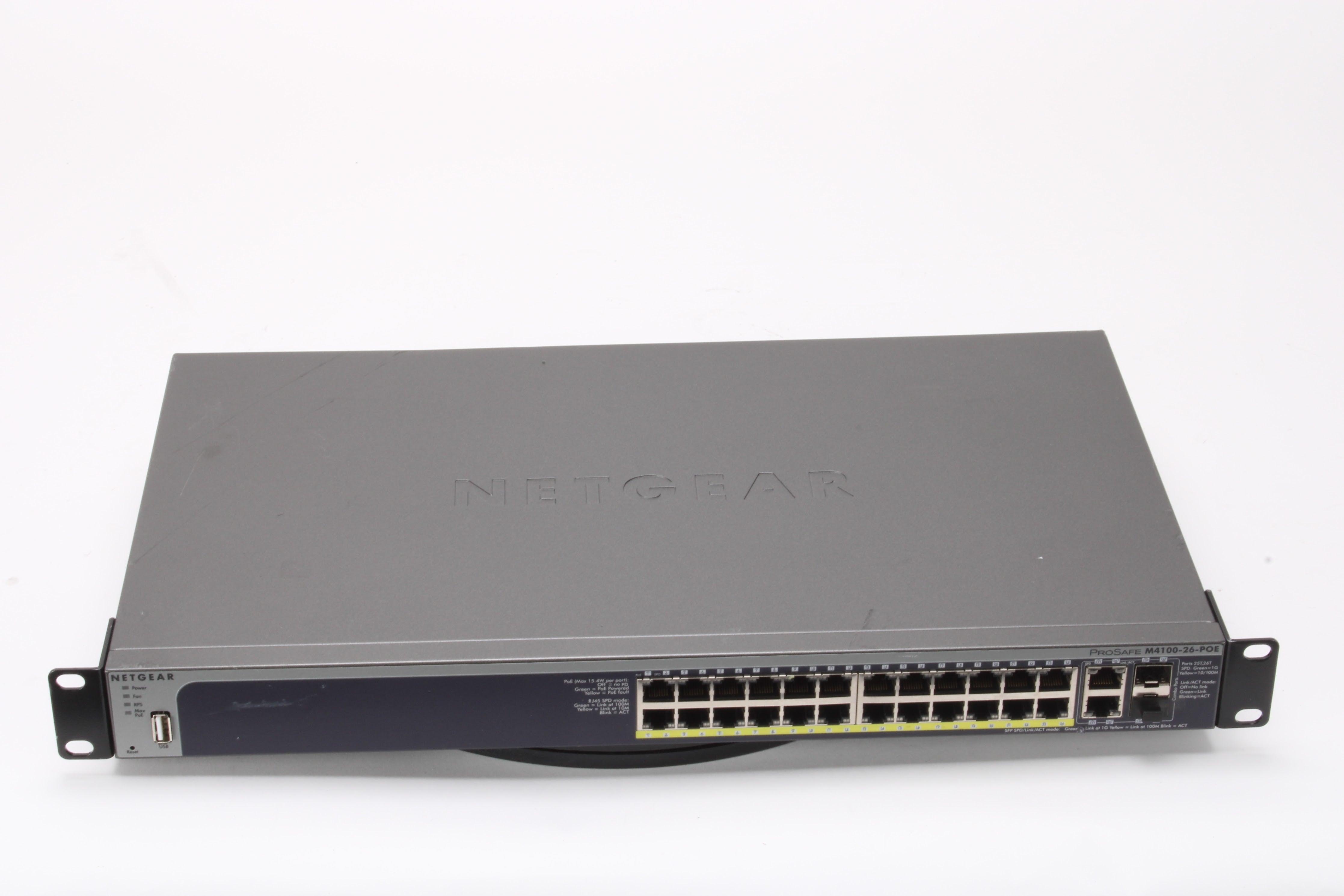 Netgear ProSafe M4100-26-POE PoE Network Switch - Fair Condition – NTC Tech