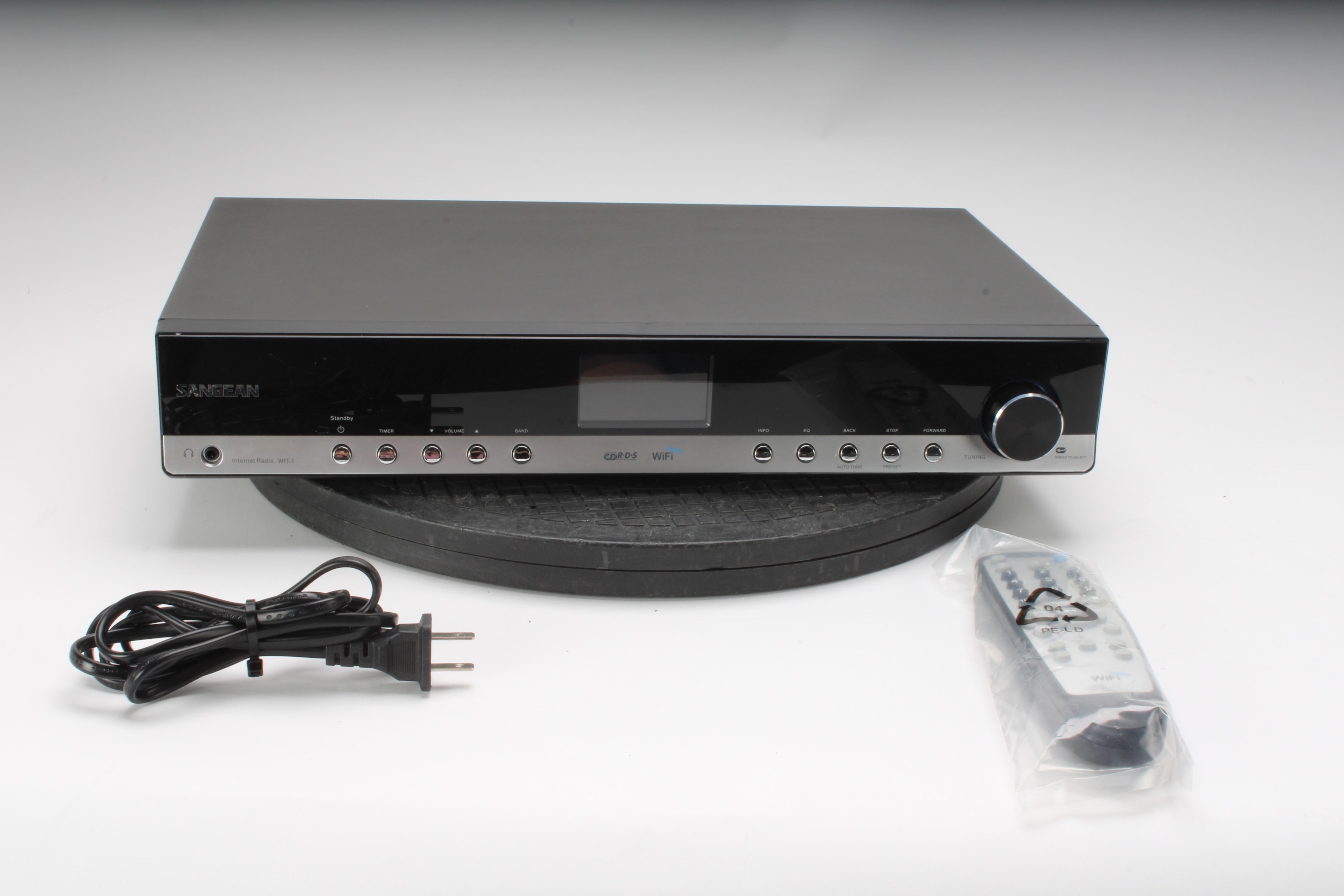 Sangean WFT-1 Wi-Fi Internet Radio With Remote, Power Supply, and User ...