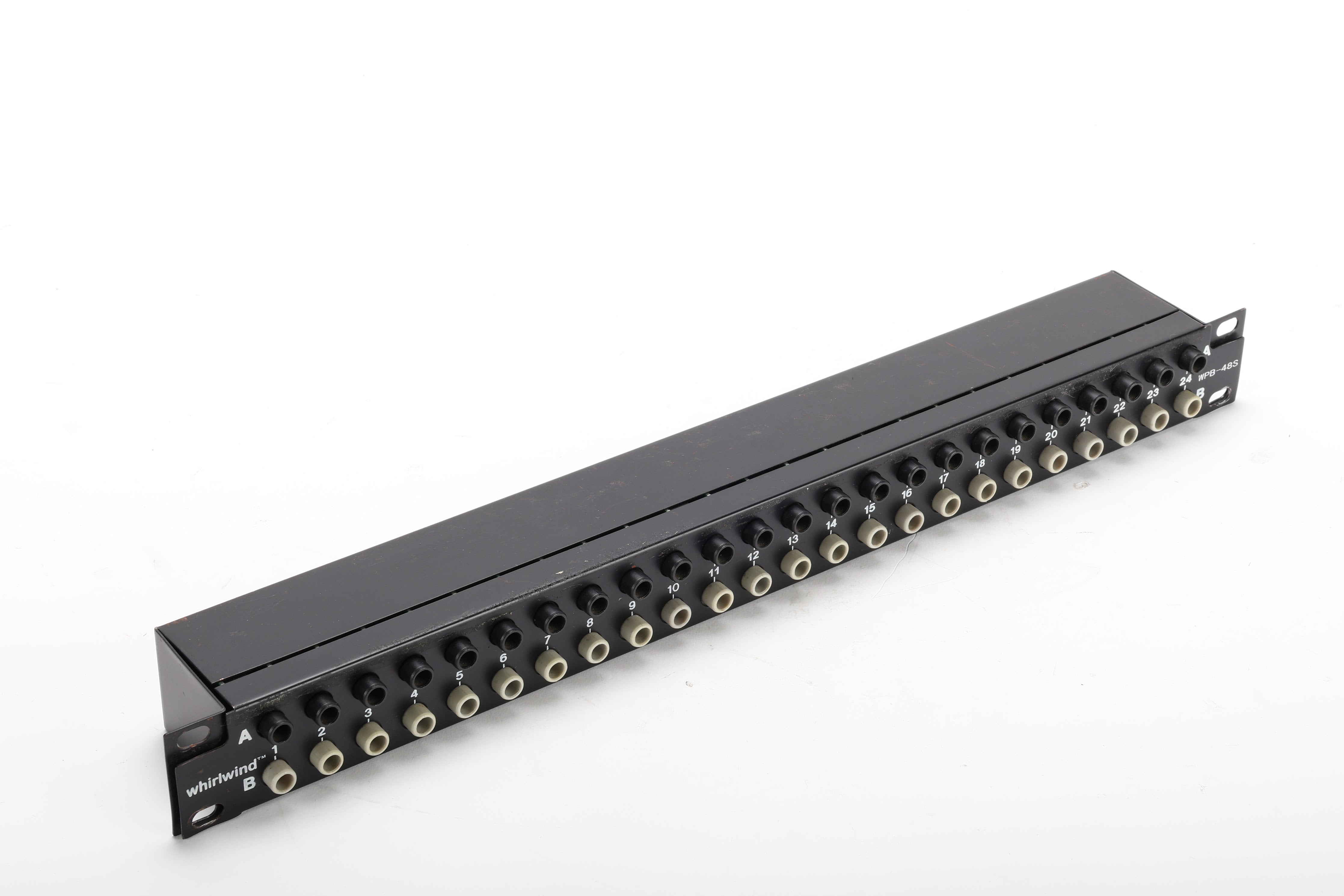 Whirlwind WPB-48S 48-Point Balanced Audio Patchbay Panel - Fair Condit ...