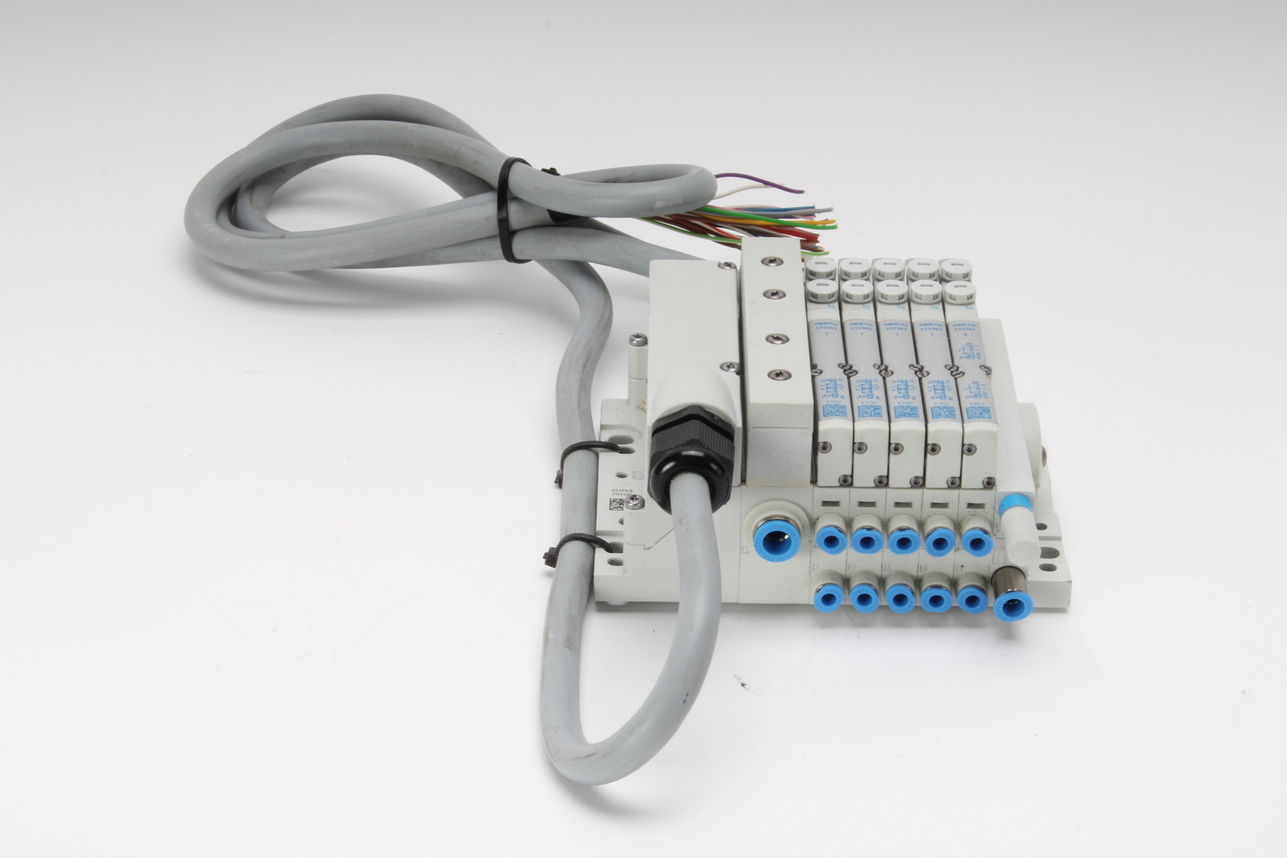 Festo MPAL Valve Terminal With Solenoid Valves, Endplates, and Connect ...