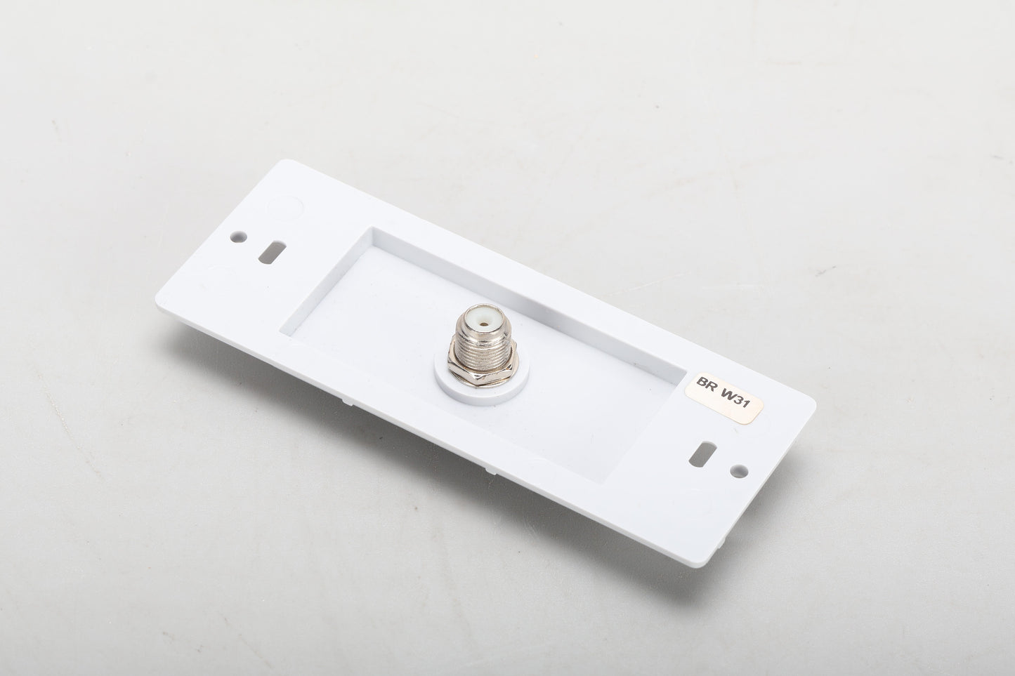 Lutron SC-CJ-PD Cable Jack, Wall Plate, White 400-2514 Rev B With Scre ...