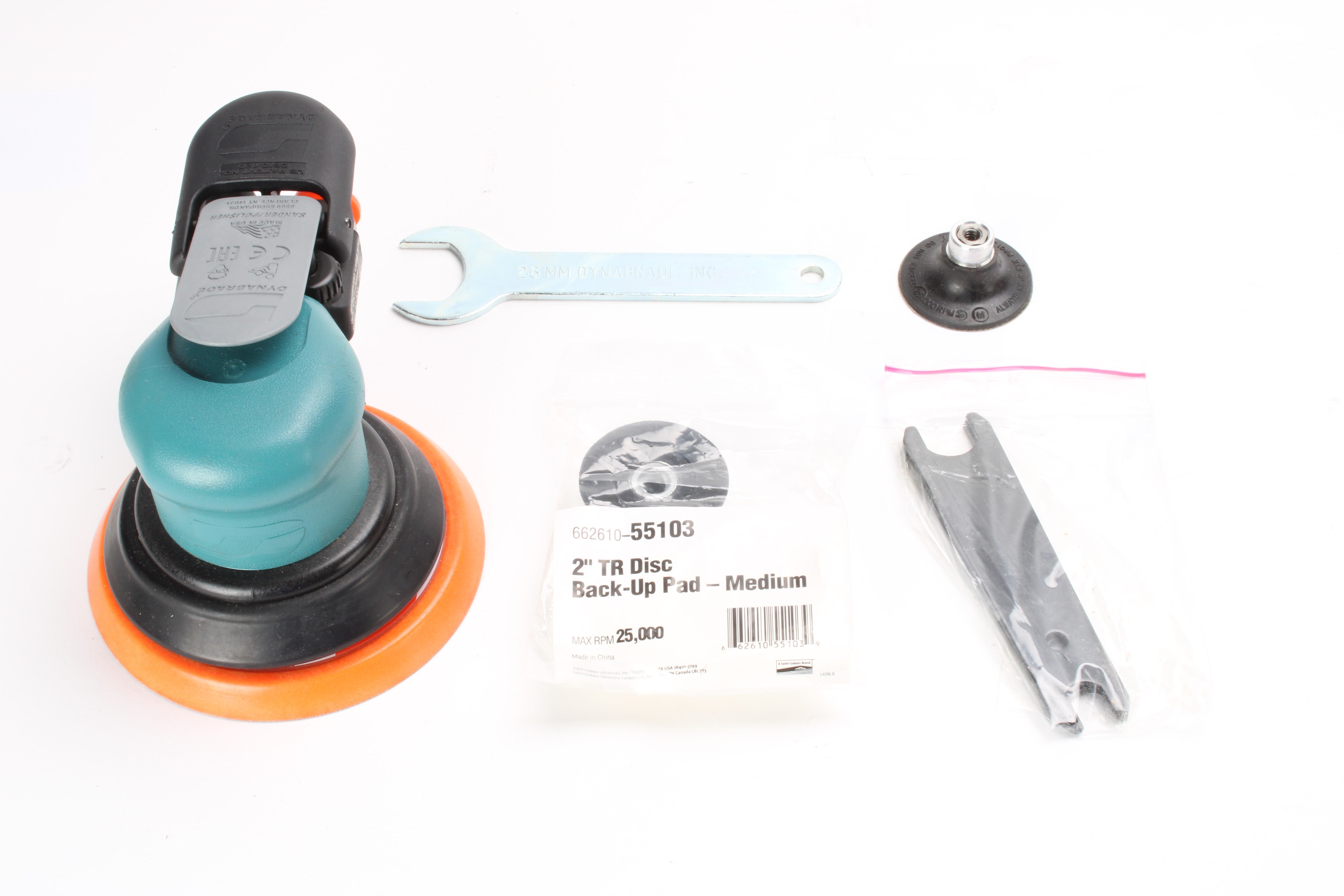 Dynabrade 59020 Air Random Orbital Sander With Accessories – NTC Tech