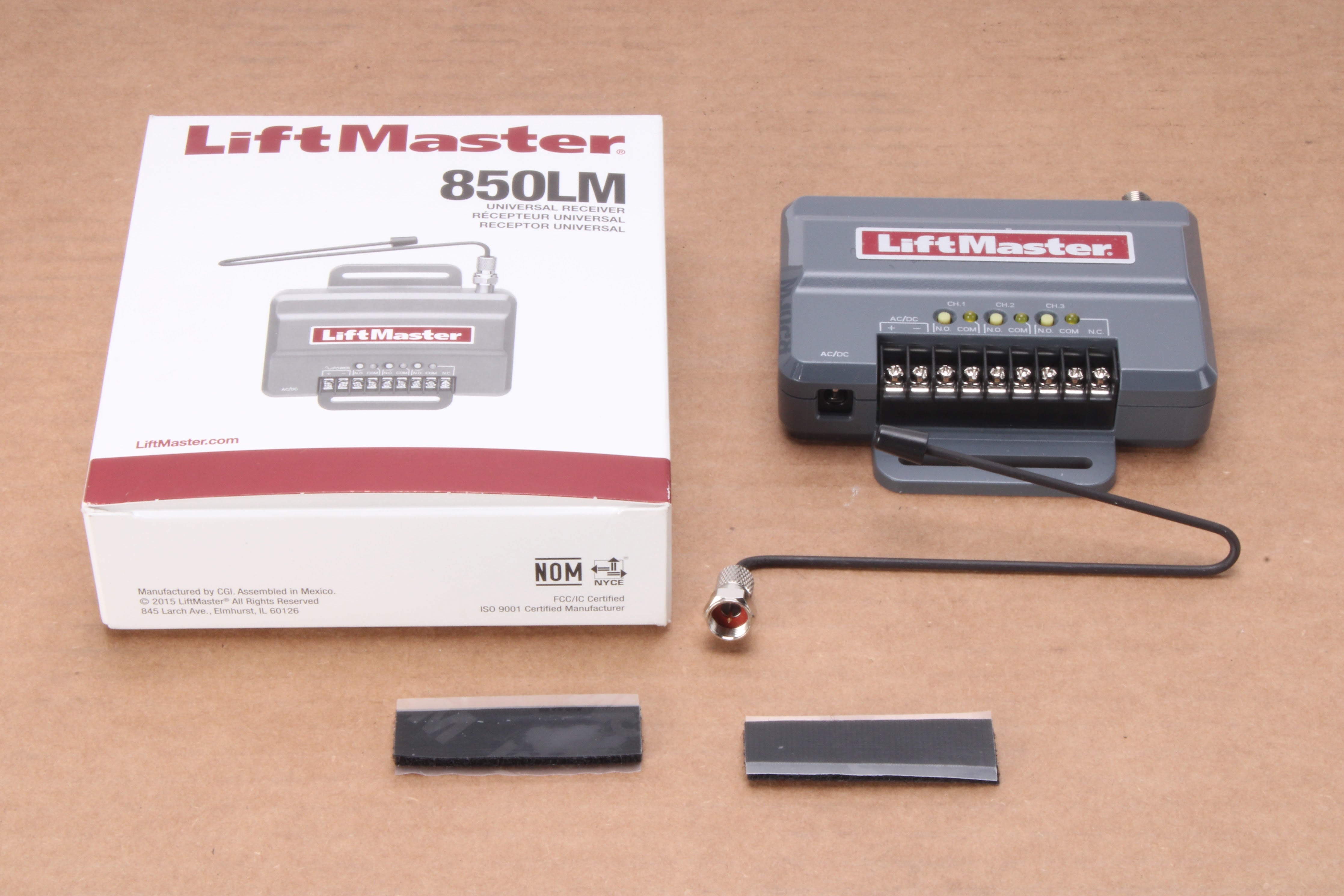LiftMaster 850LM Universal Receiver With Antenna and Box – NTC Tech