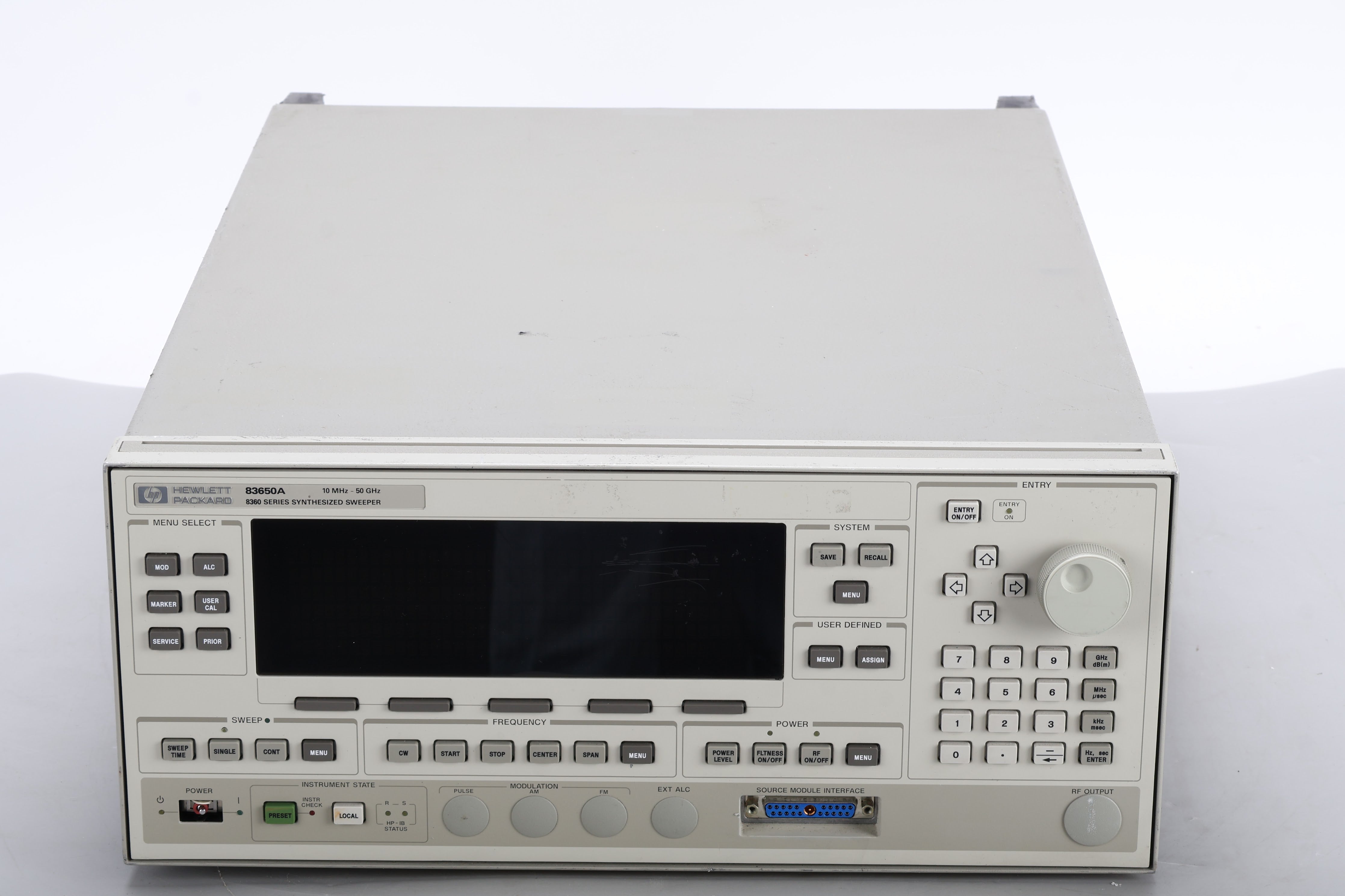 HP 83650A Synthesized Signal Generator, 10MHz to 50GHz With Options 00 ...