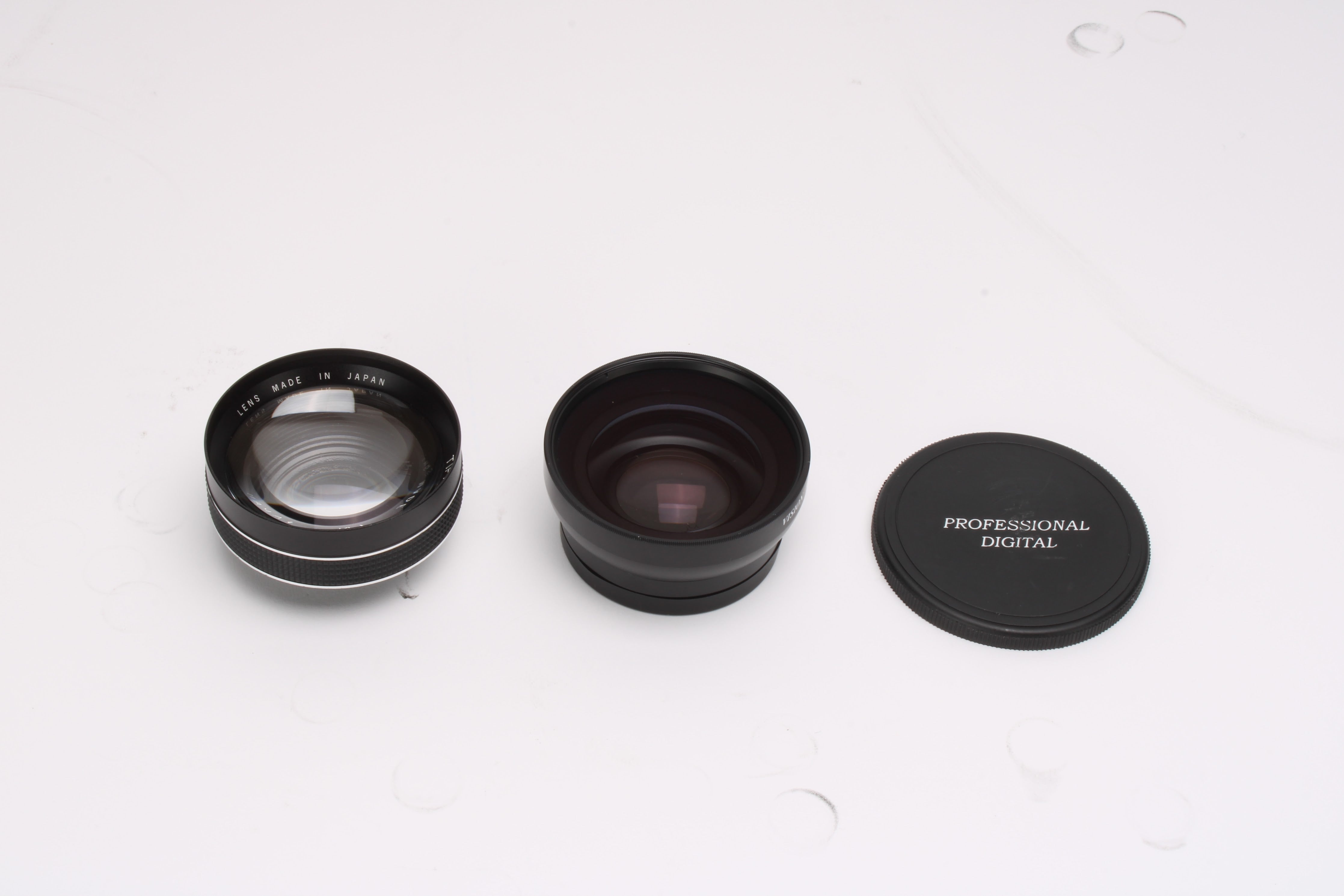 Tiffen HCE Pocket Telephoto and 43mm 0.75x Wide Converter Lens Lot of ...