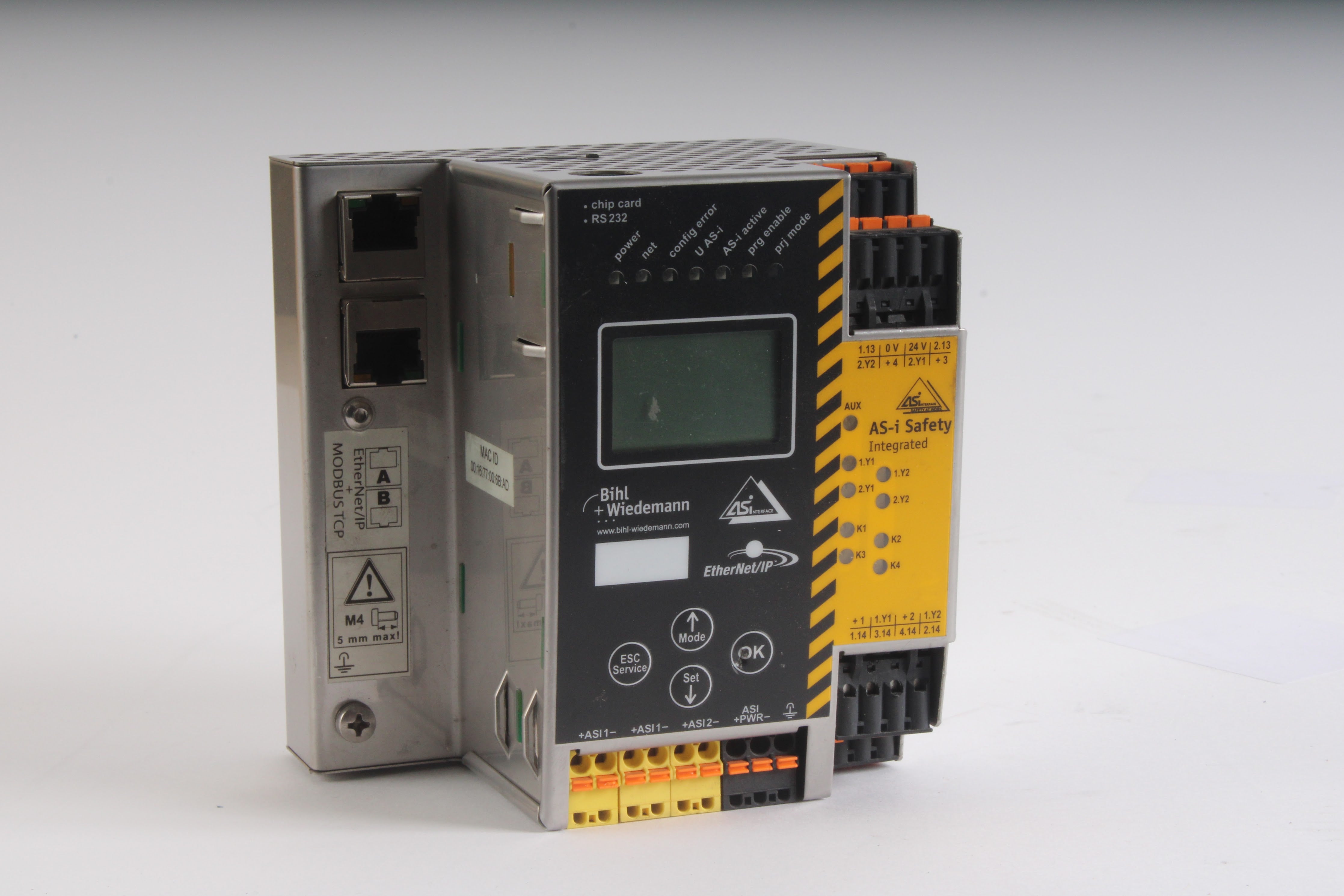 Bihl+Wiedeman BWU2267 ASi-3 EtherNet/IP + Modbus TCP Gateway – NTC Tech