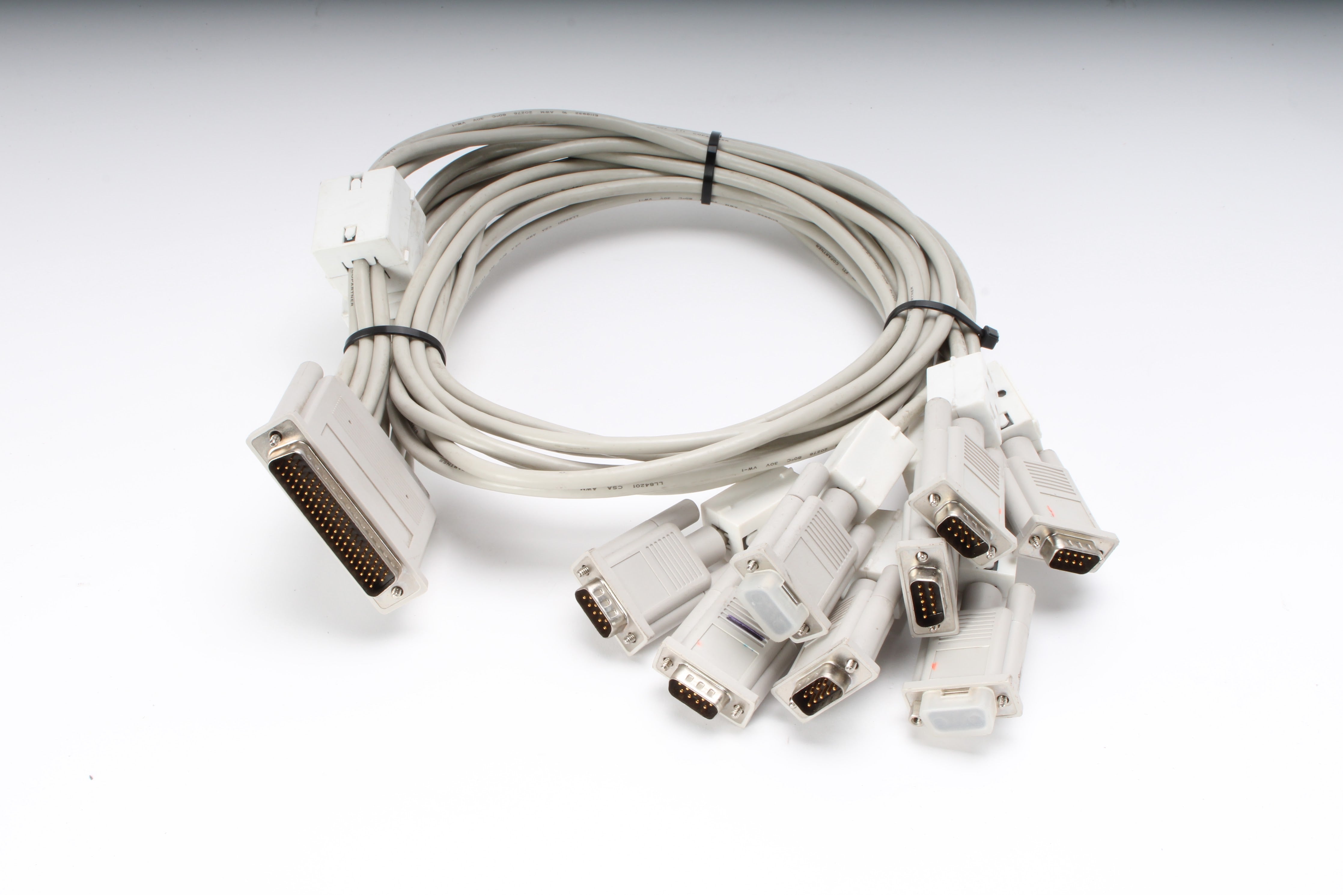 Digi 63000205-01 AccelePort 8-Port DTE DB9M Breakout Cable – NTC Tech