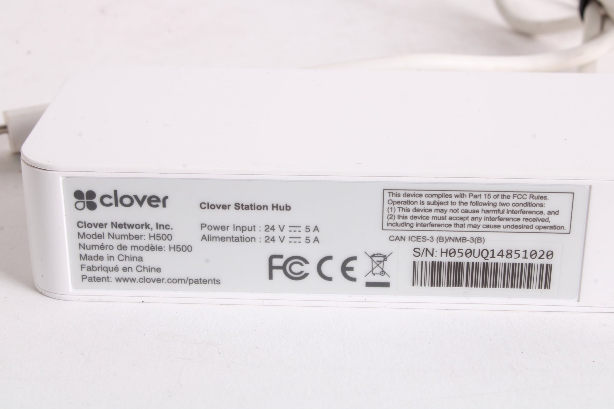 Clover S503 Pro Display, C503 Station Pro Teminal, P500 Printer, H500 ...