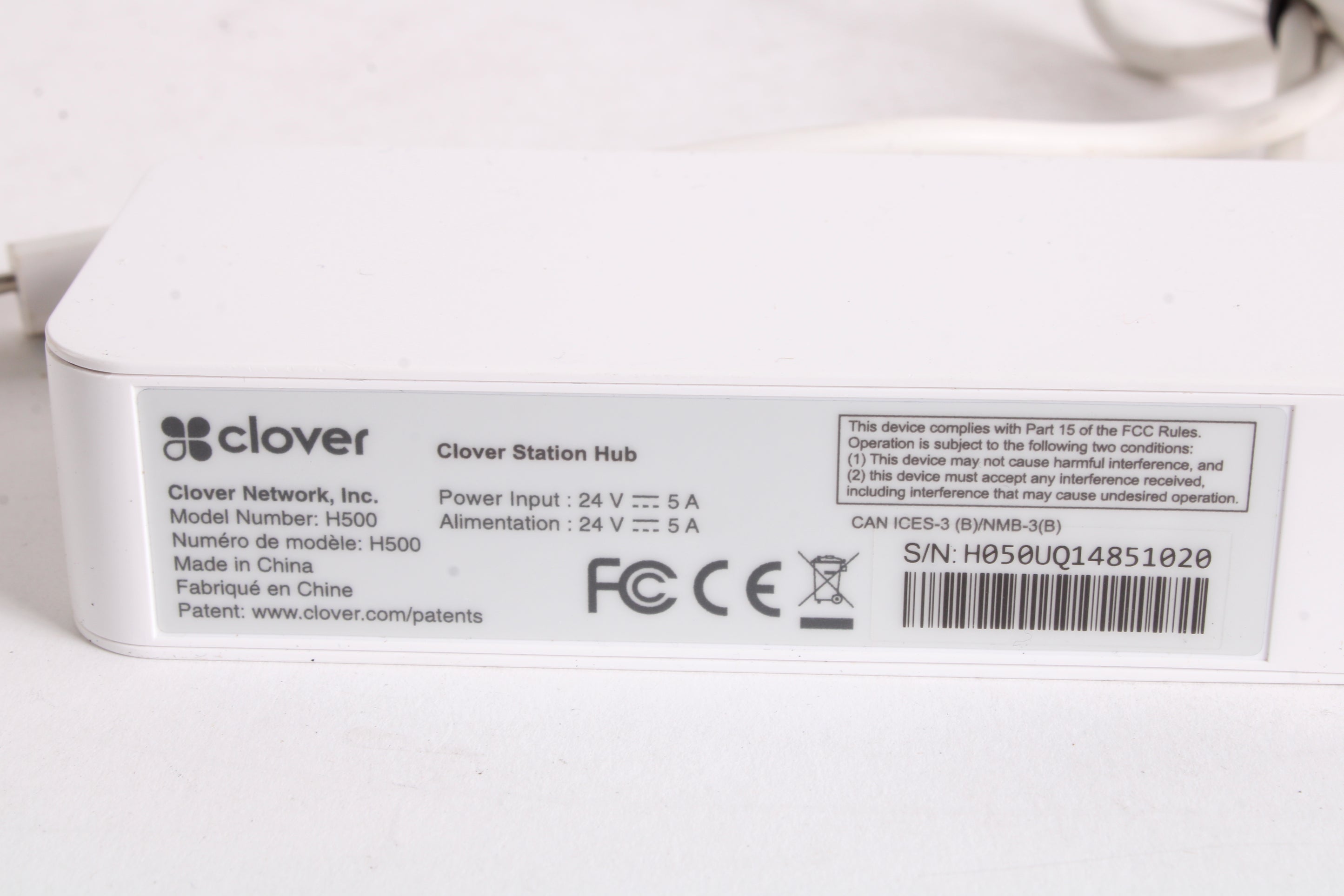 Clover S503 Pro Display, C503 Station Pro Teminal, P500 Printer, H500 ...