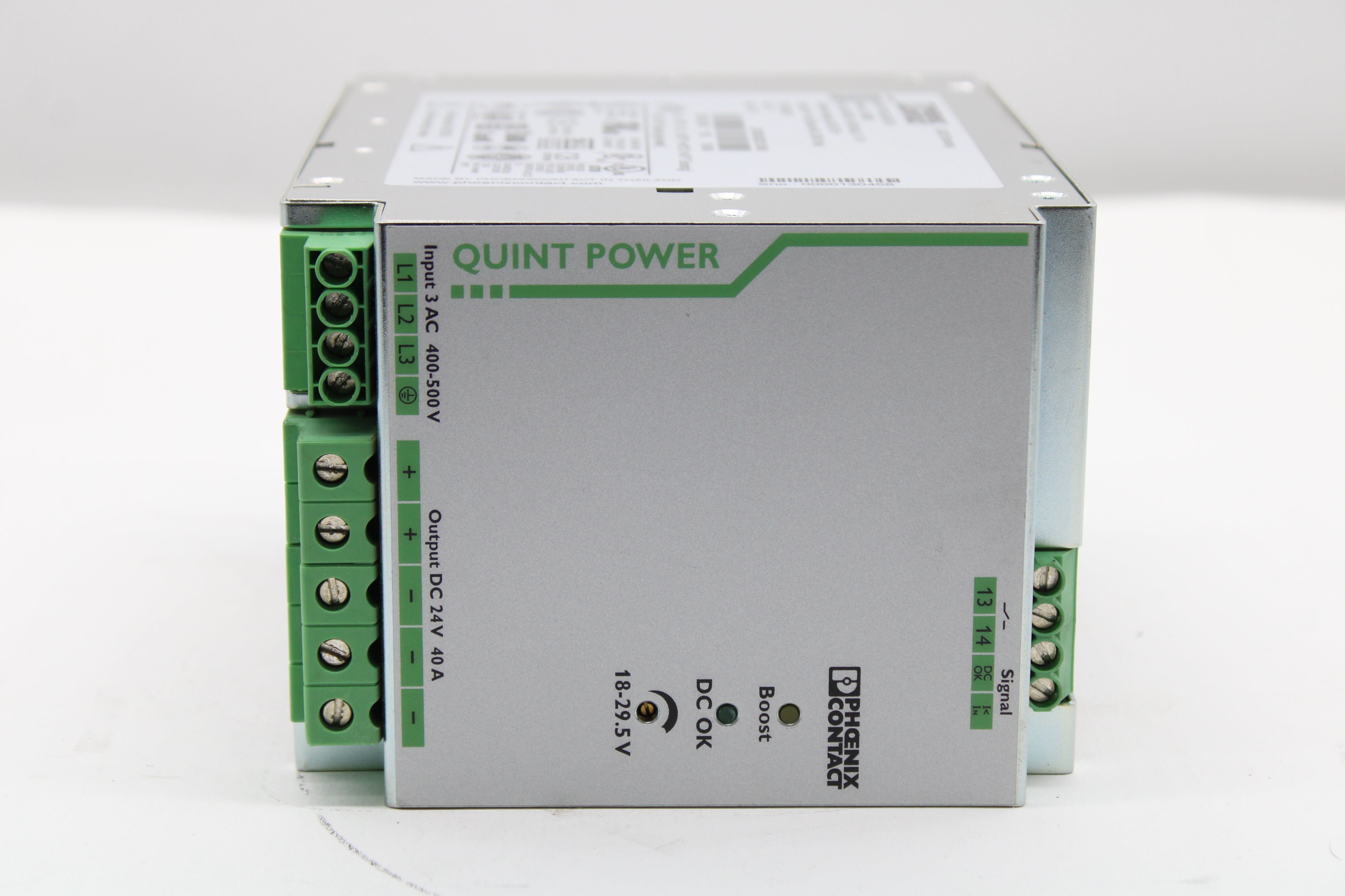 Phoenix Contact QUINT-PS/3AC/24DC/40 Power Supply Unit 2866802 – NTC Tech