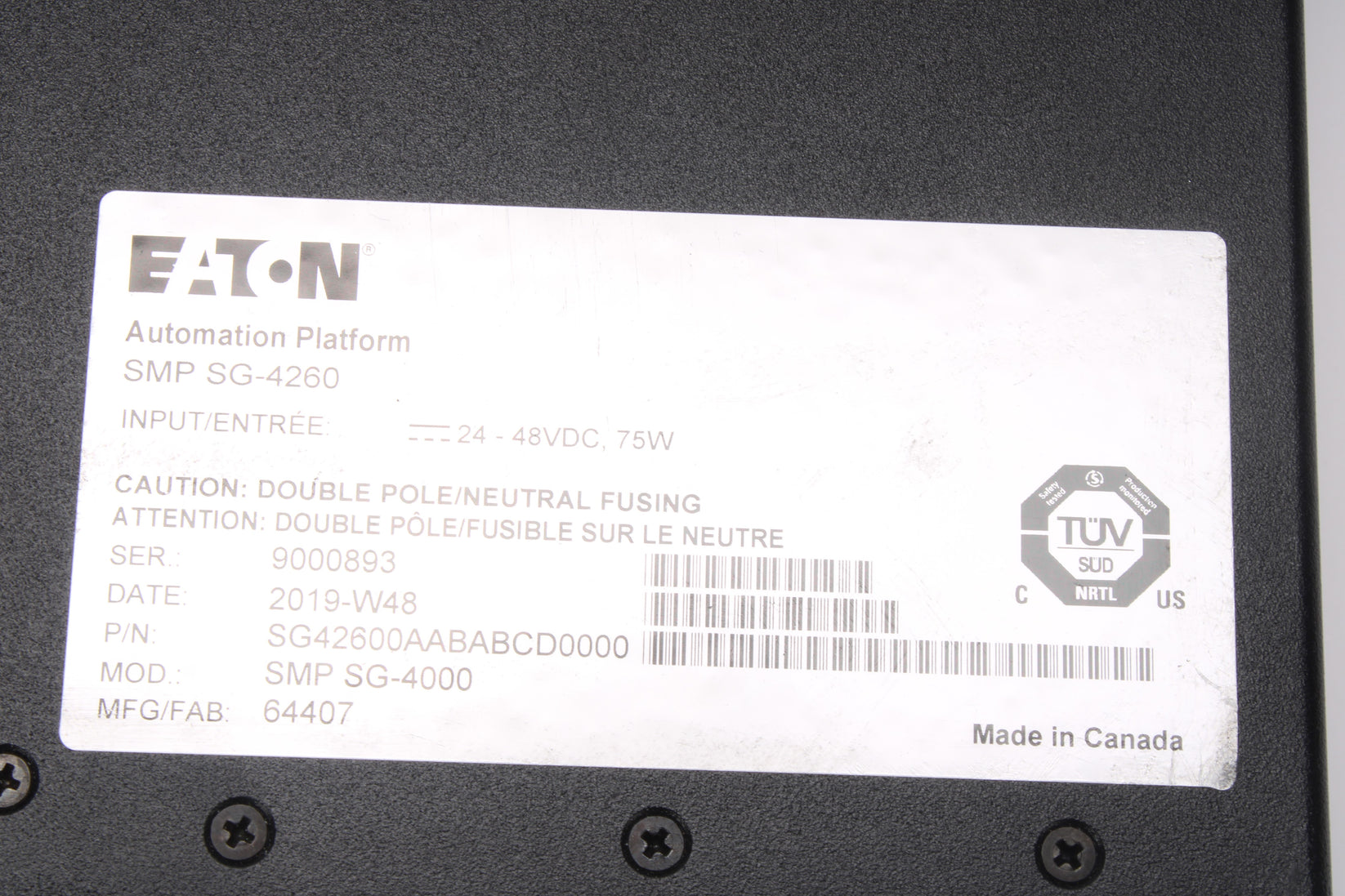 Eaton SMP SG-4260 Automation Platform Substation – NTC Tech