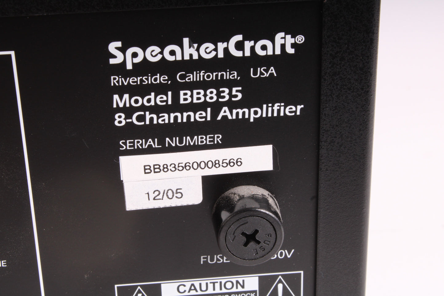SpeakerCraft BB835 8 Channel Power Amplifier – NTC Tech
