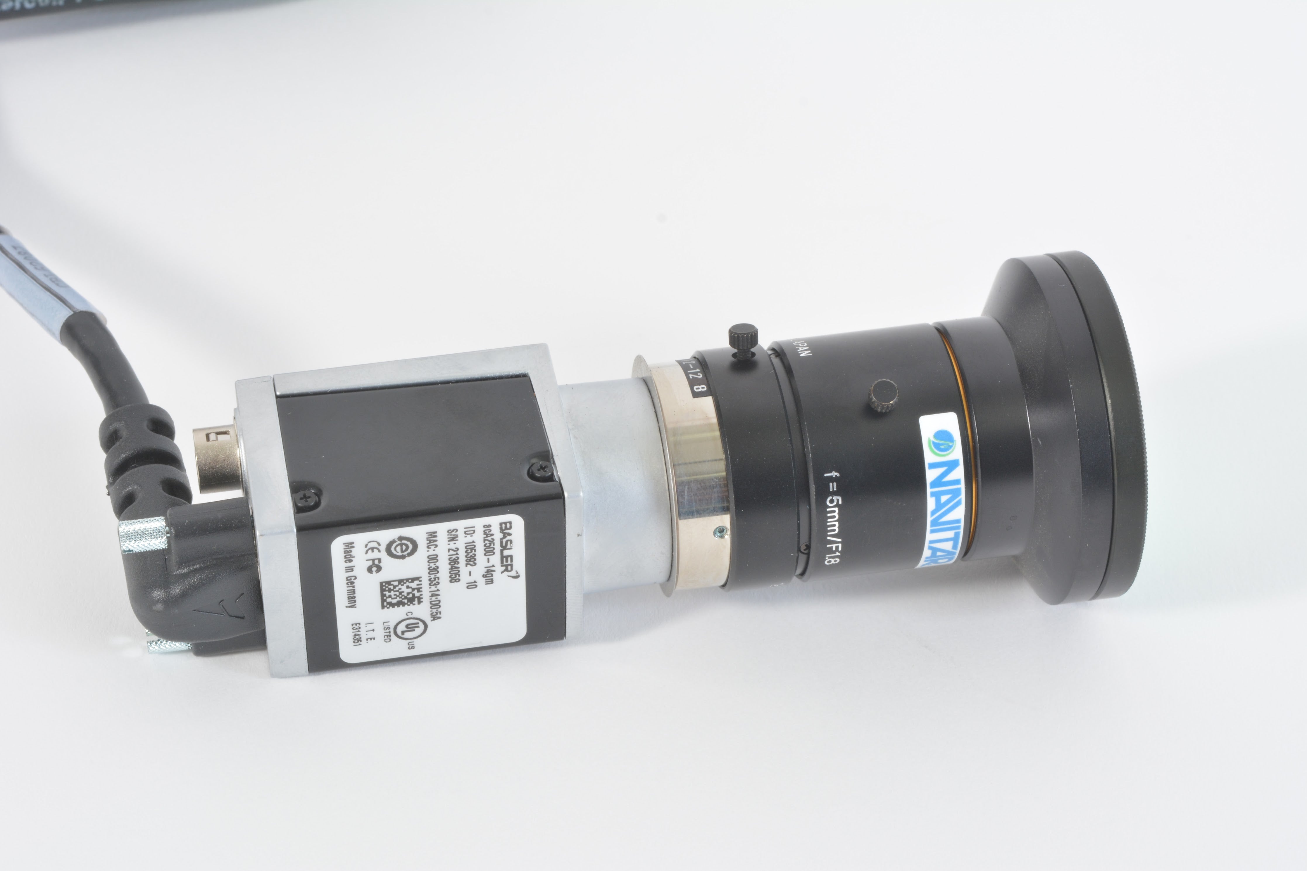 Basler acA2500-14gm GigE Monochrome Industrial CMOS Camera With 2/3" 2 ...