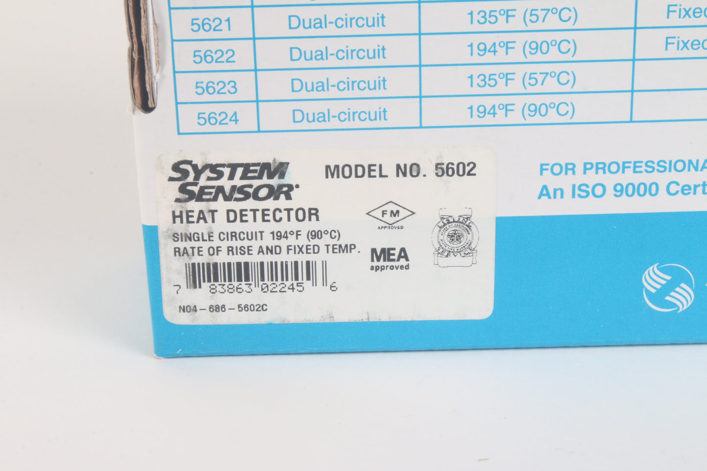 System Sensor 5602 Heat Detector 5600 Series Heat Detector - NEW – NTC Tech