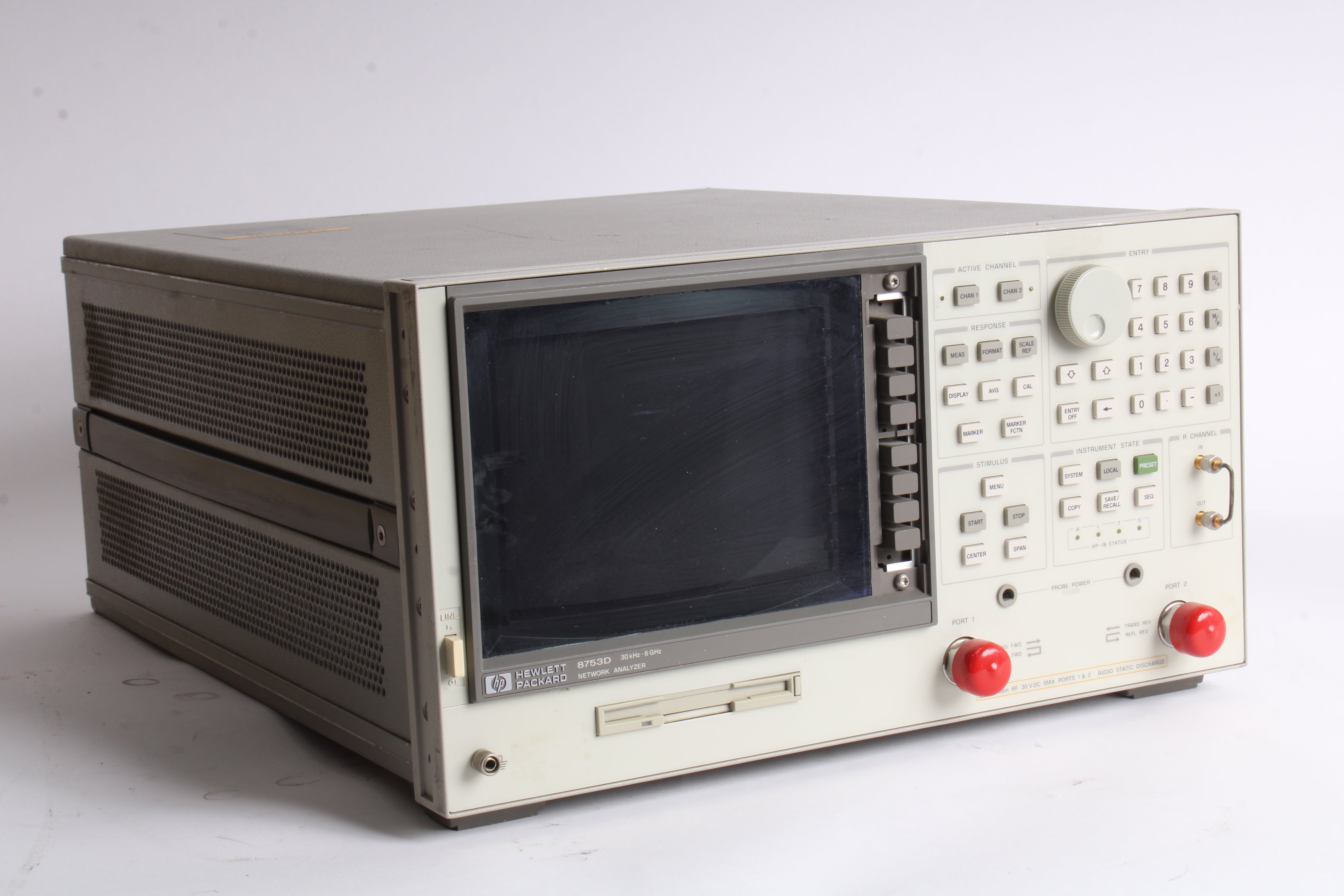 HP Agilent Keysight 8753D Network Analyzer, 30kHz to 6GHz / OPT: 006 1 ...