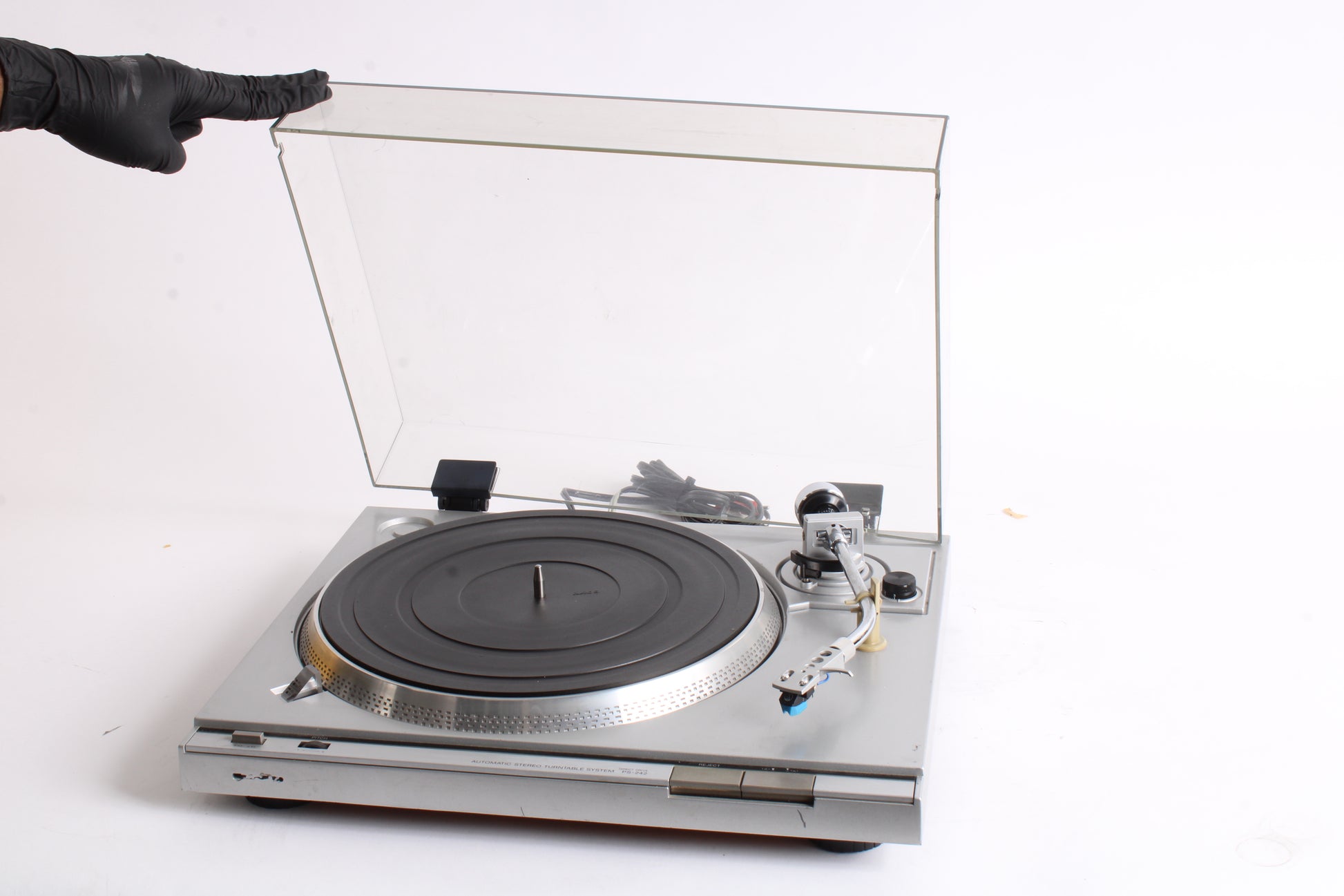 Sony PS-242 Stereo Turntable System With Audio Technica -AT-VMN95 Cart – NTC Tech