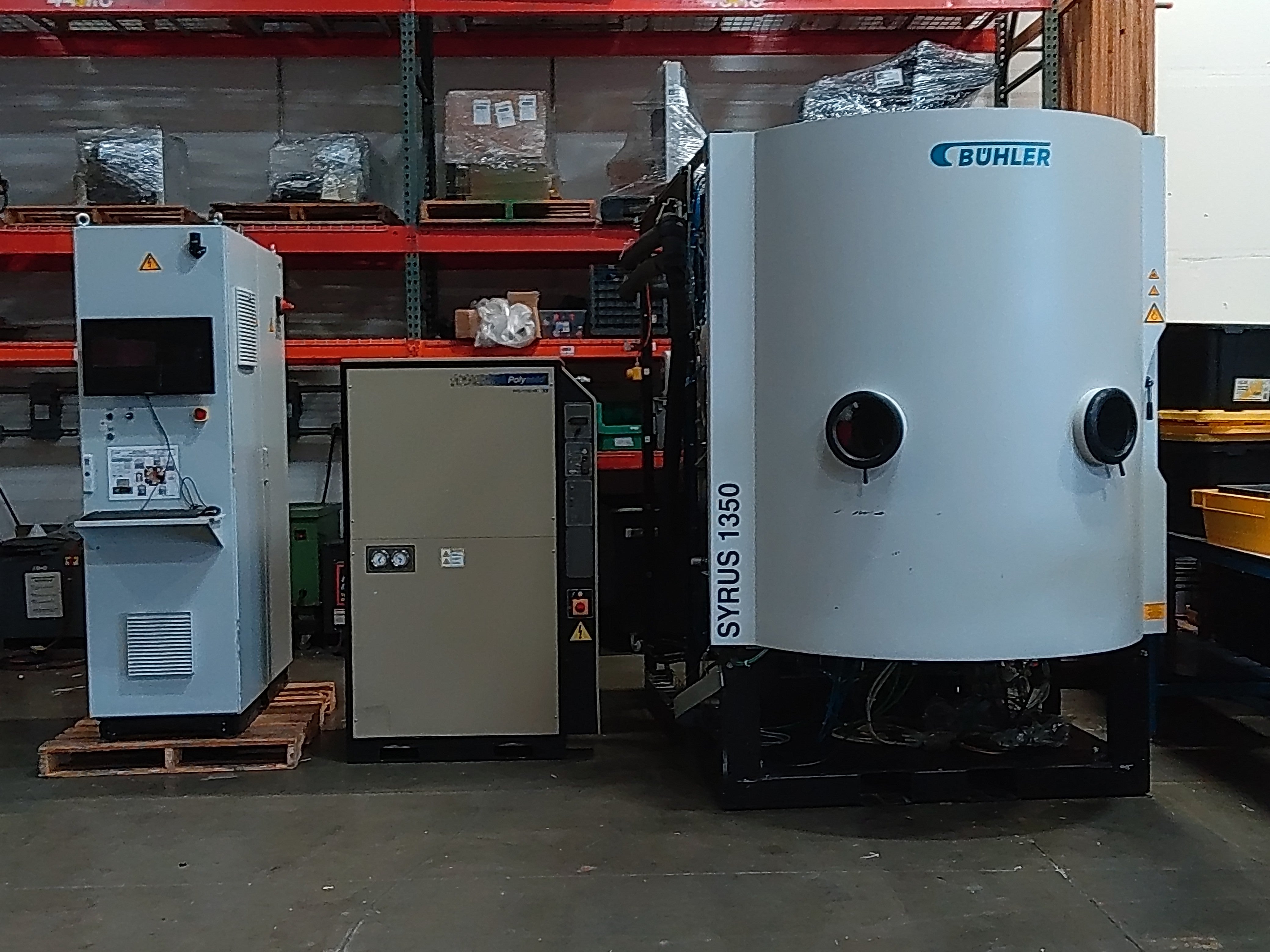 Buhler Leybold Optics SYRUS 1350 LC III Optical Coating Machine w/ Cry ...
