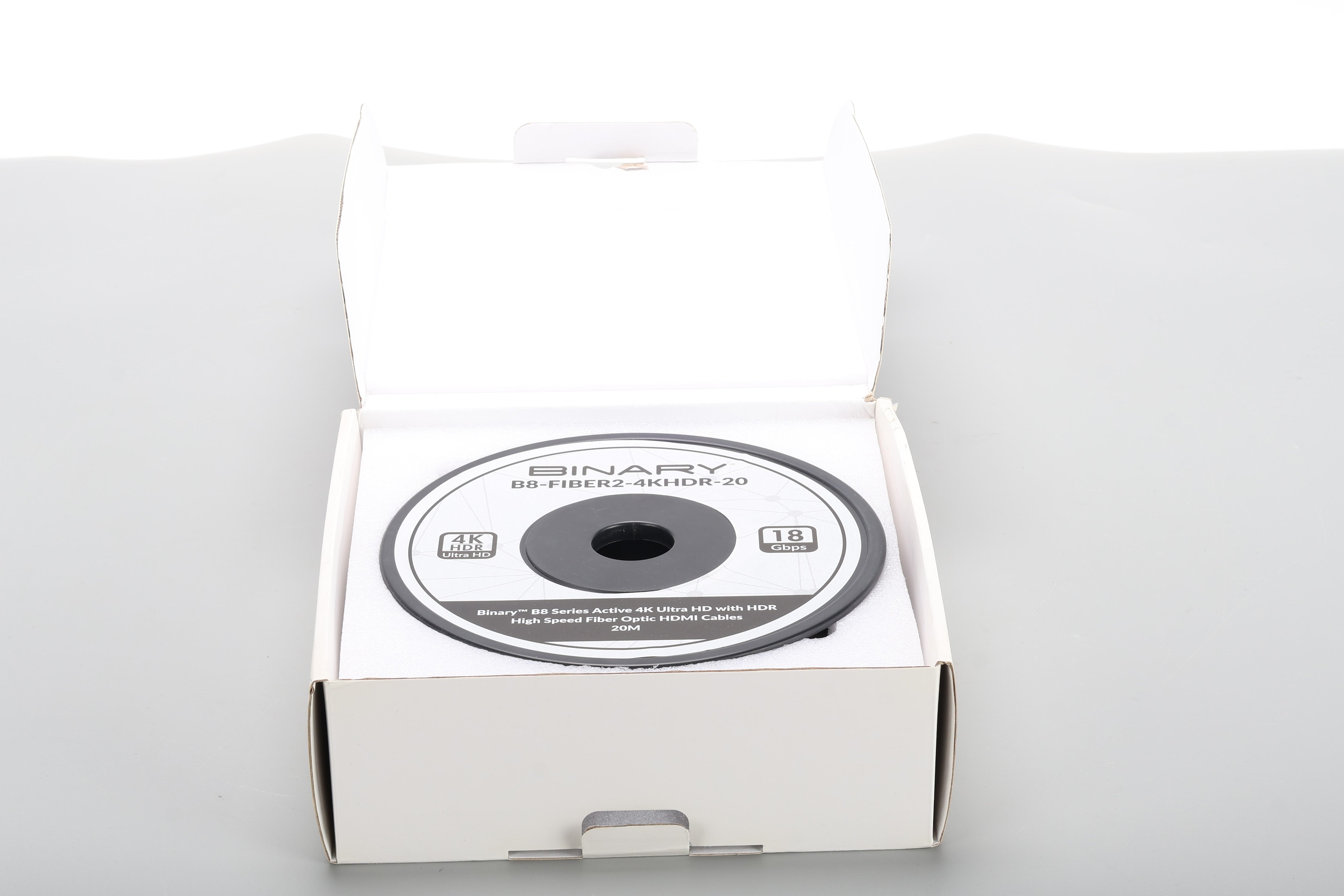 Binary B8-FIBER2-4KHDR-20 Active 4K Ultra HD With HDR Fiber Optic HDMI ...