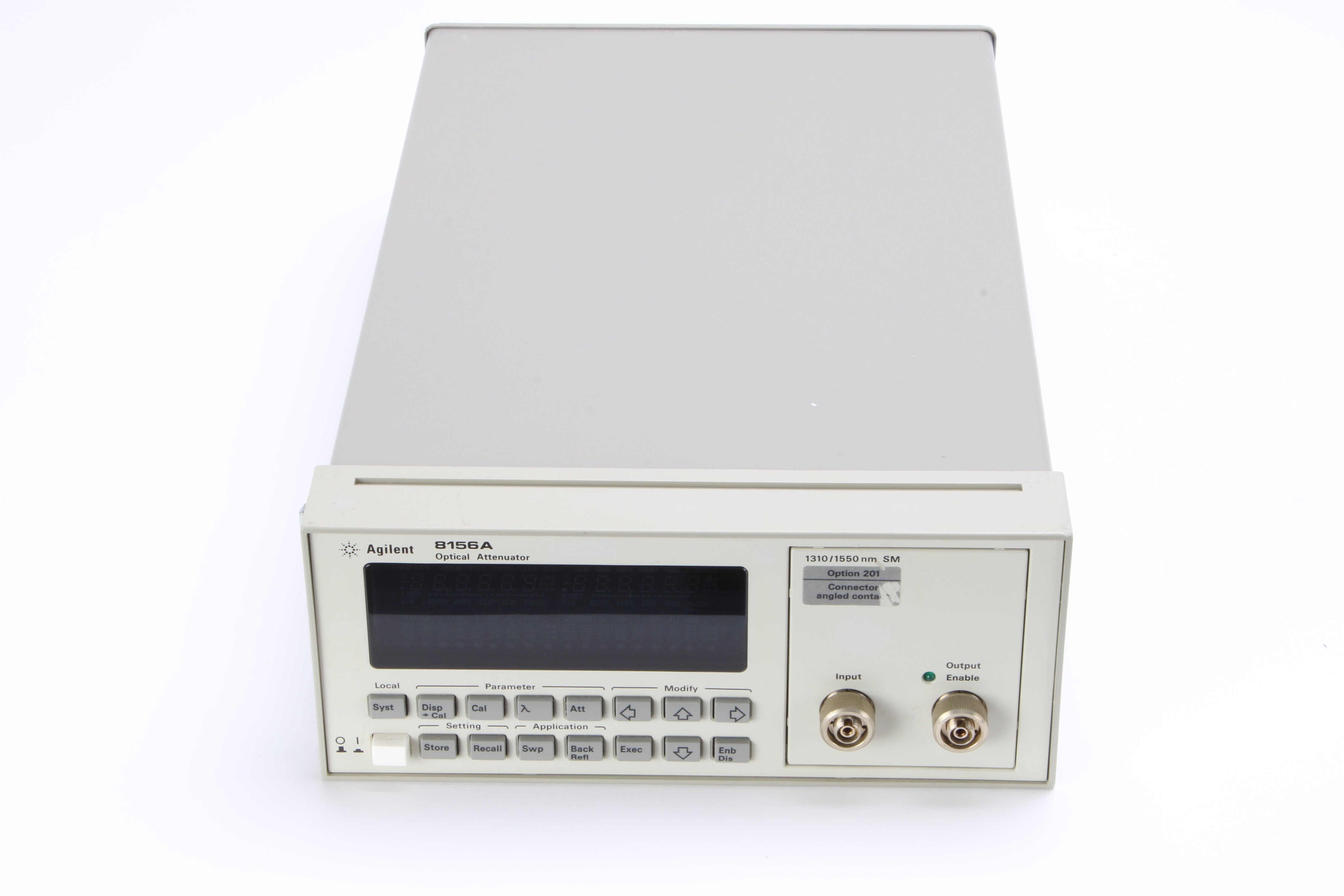 Hewlett Packard HP 8156A Optical Attenuator With Option 201 – NTC Tech