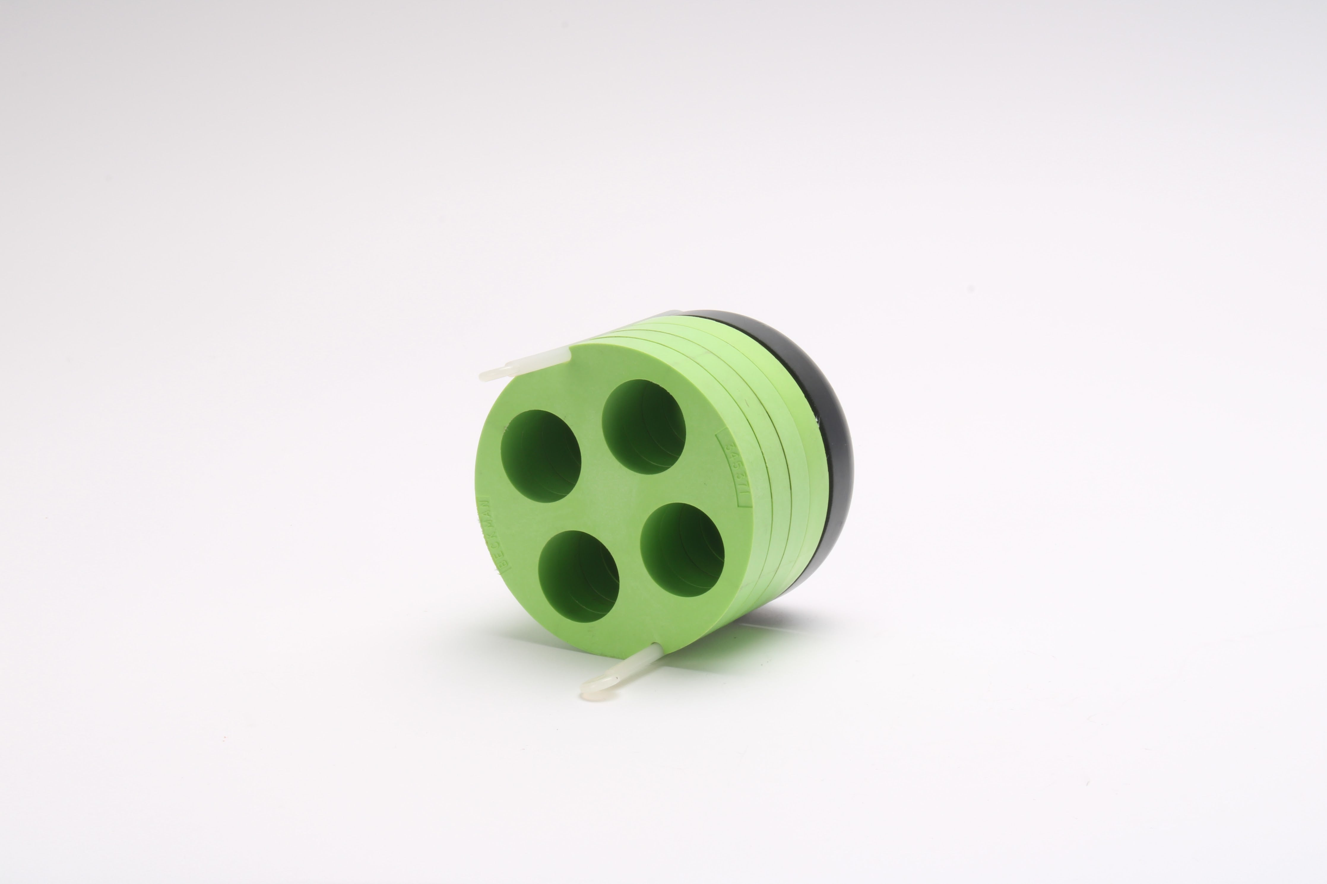 Beckman 345371 Centrifuge Adapter Qnty 4 Inserts W/ Beckman 345369 Bas ...