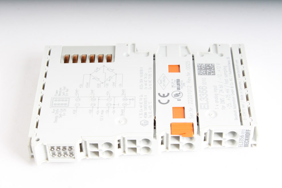 Beckhoff EL3356 EtherCAT Terminal, 1-Channel Analog Input, Measuring B ...