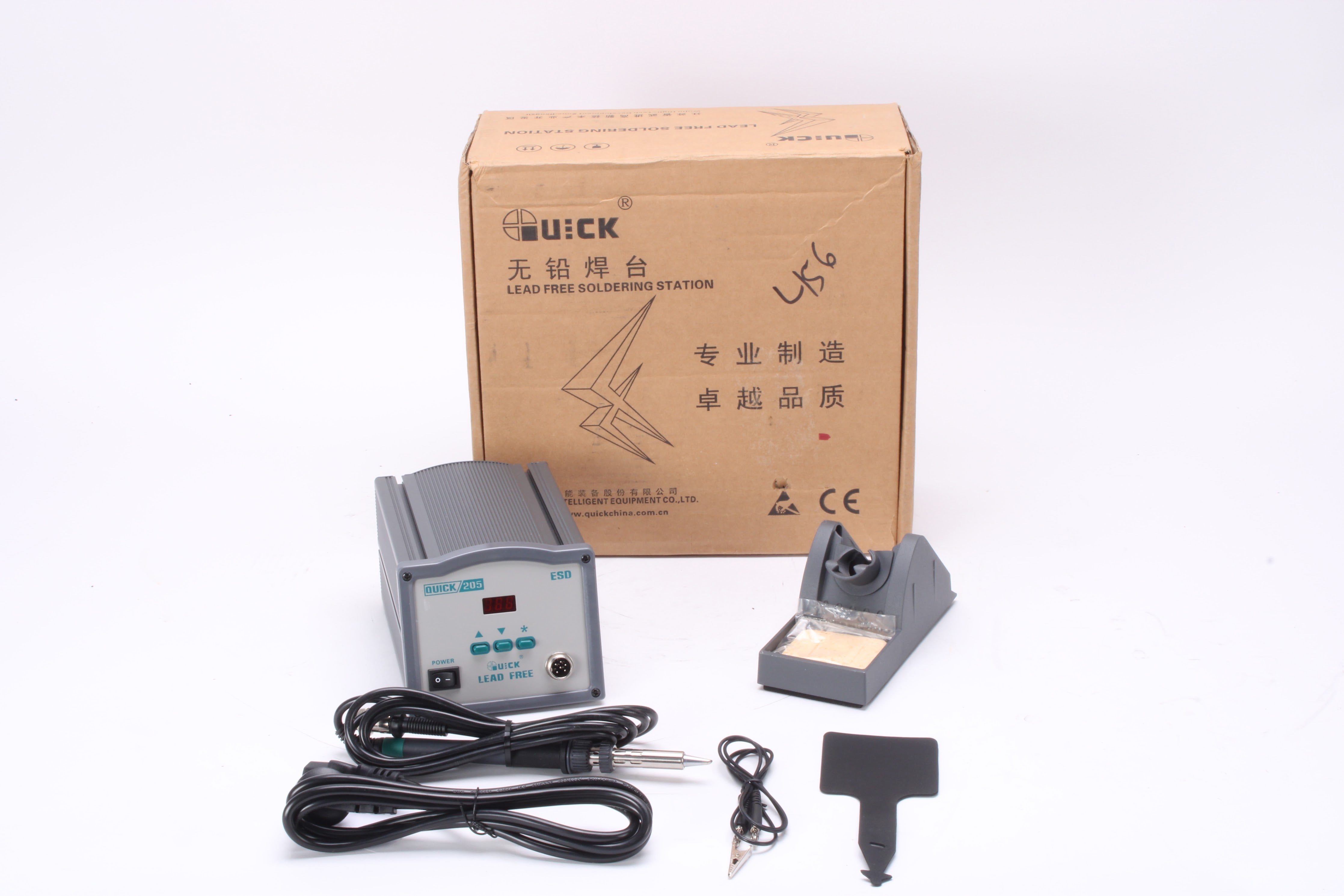 Quick 205 Lead Free Soldering Iron With Accessories - New Open Box ...